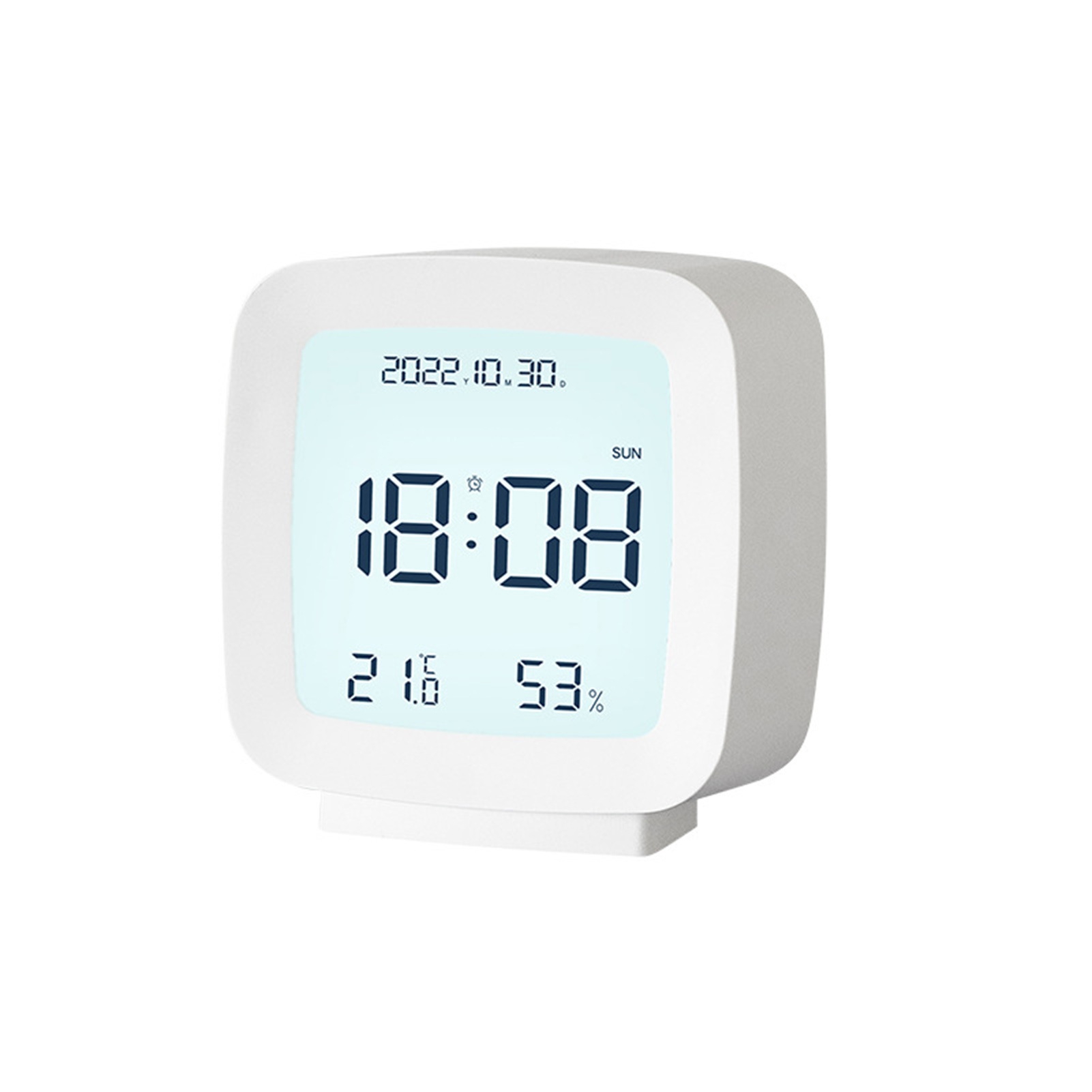 HomeCozy Desk Alarm Clock Sound Control Simple Button Soft Backlight ...