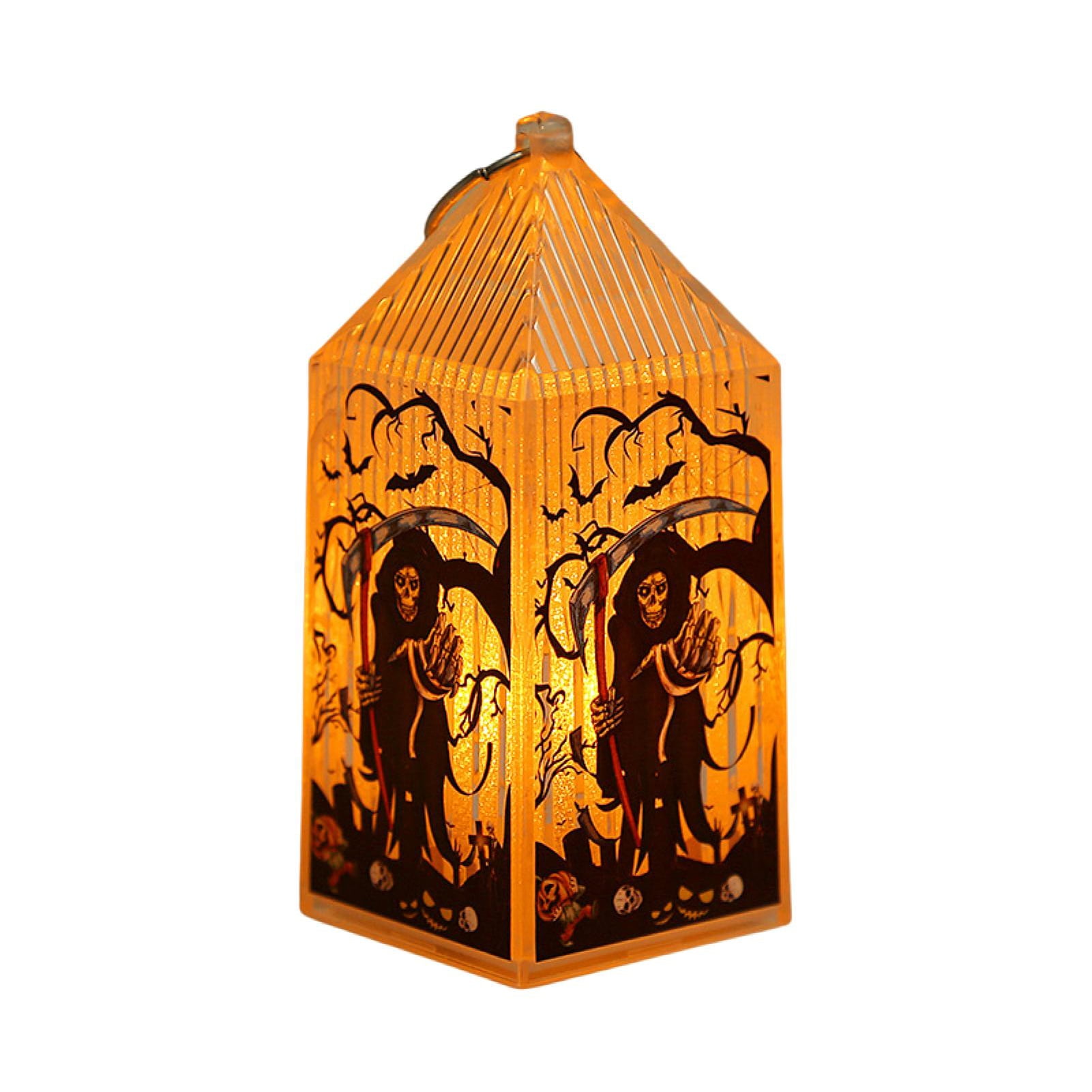 HomeCozy Desktop Lantern Portable Pumpkin/Witch/Skeleton/Scarecrow ...