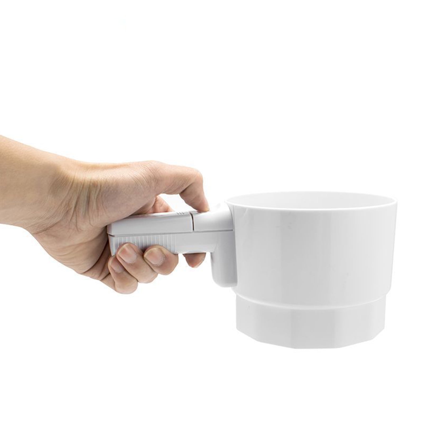 HomeCozy Electric Flour Sifter Labor-saving Cordless PP One-handed ...