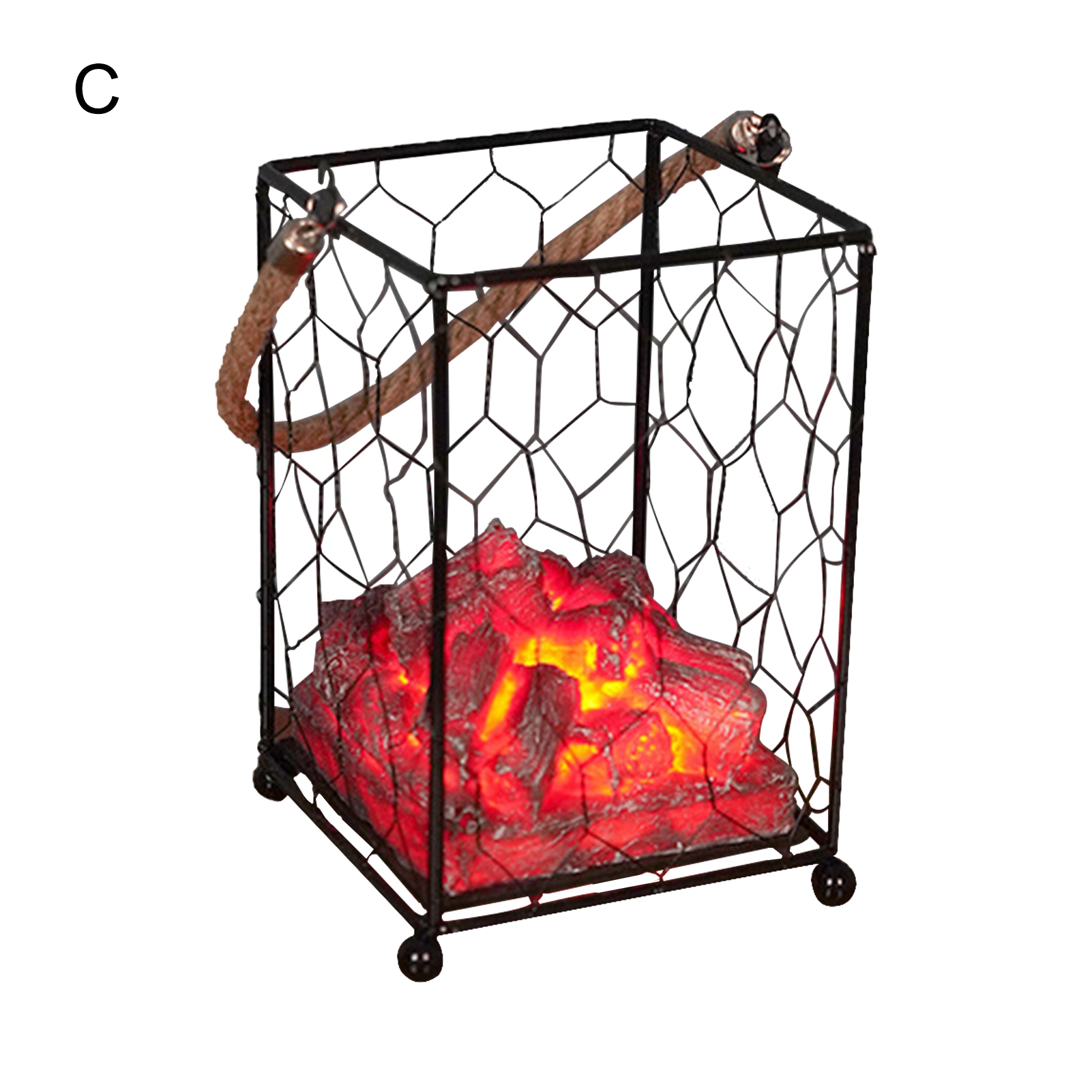 HomeCozy Flameless Fireplace Light Steady Current Save Energy Home ...