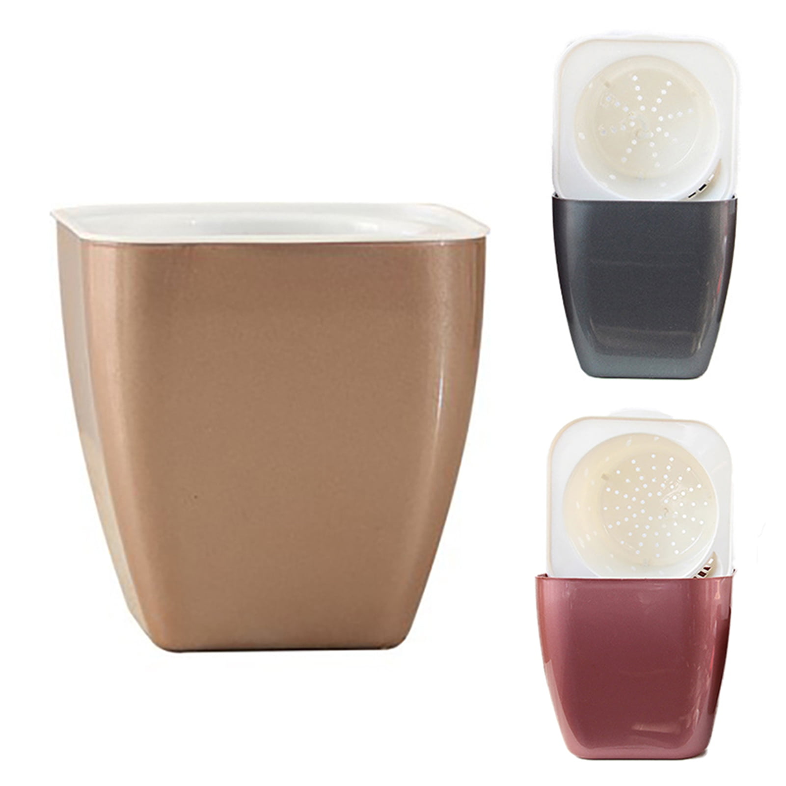 HomeCozy Flower Pot Self Watering Heat Resistant PP Automatic Draining ...