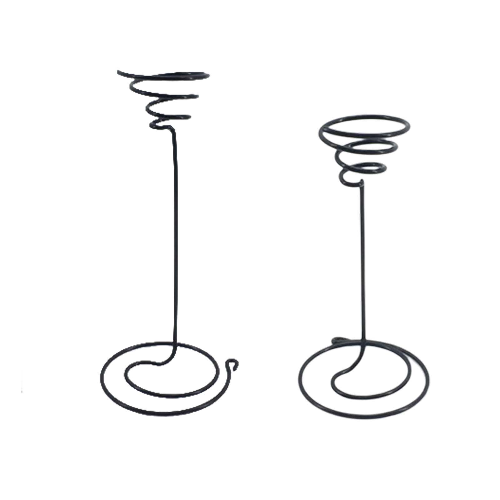 HomeCozy Flower Stand Spiral Design Iron Art Air Pineapple Rack Green ...