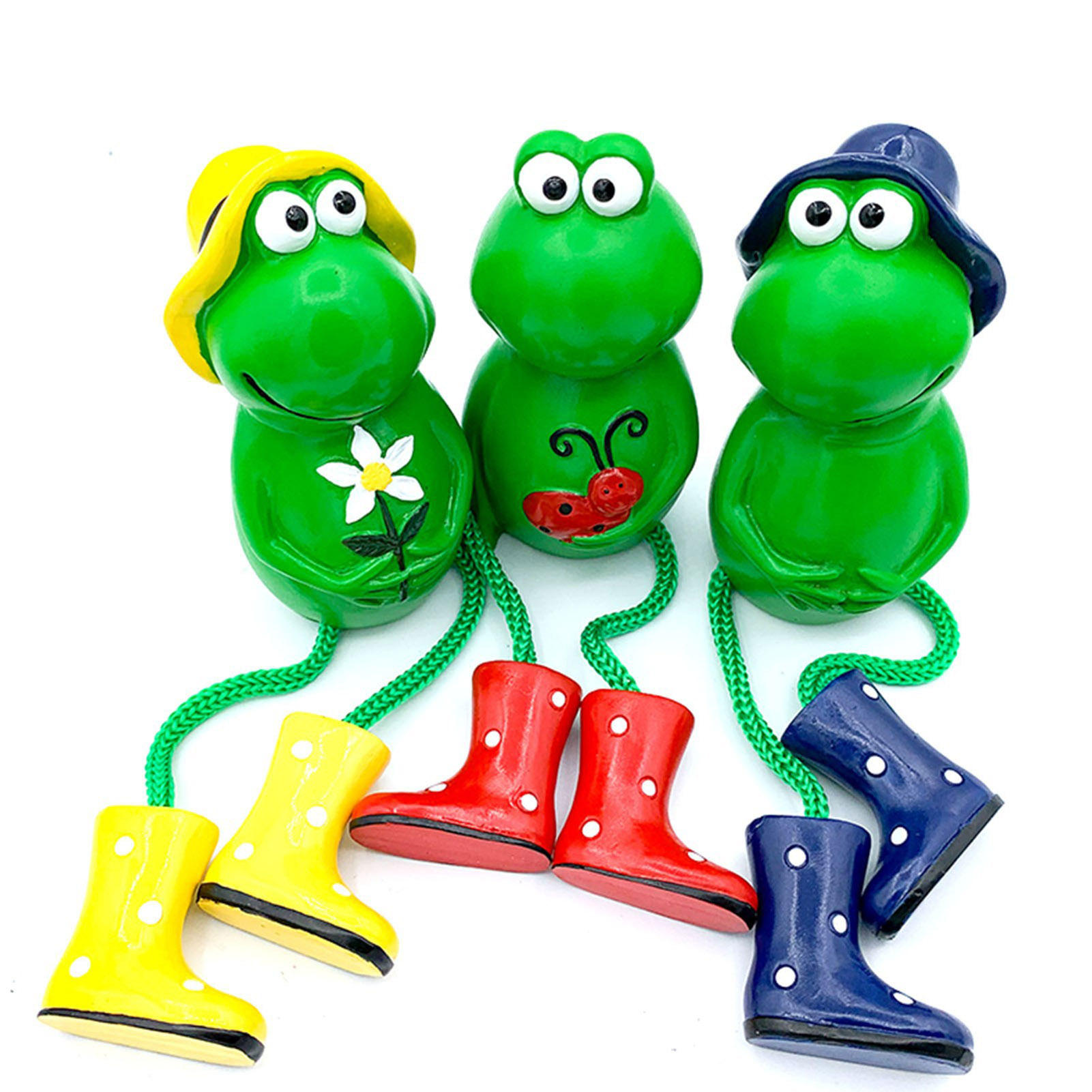 HomeCozy Frog Resin Ornament Long Legged Frog Tabletop Decoration ...
