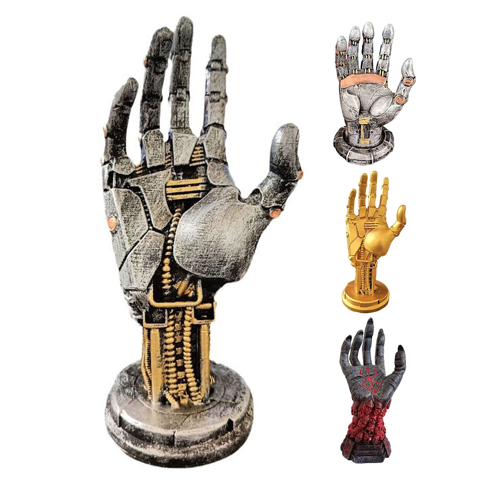 HomeCozy Gaming Controller Holder Stand Cyberpunk Mechanical Hand ...