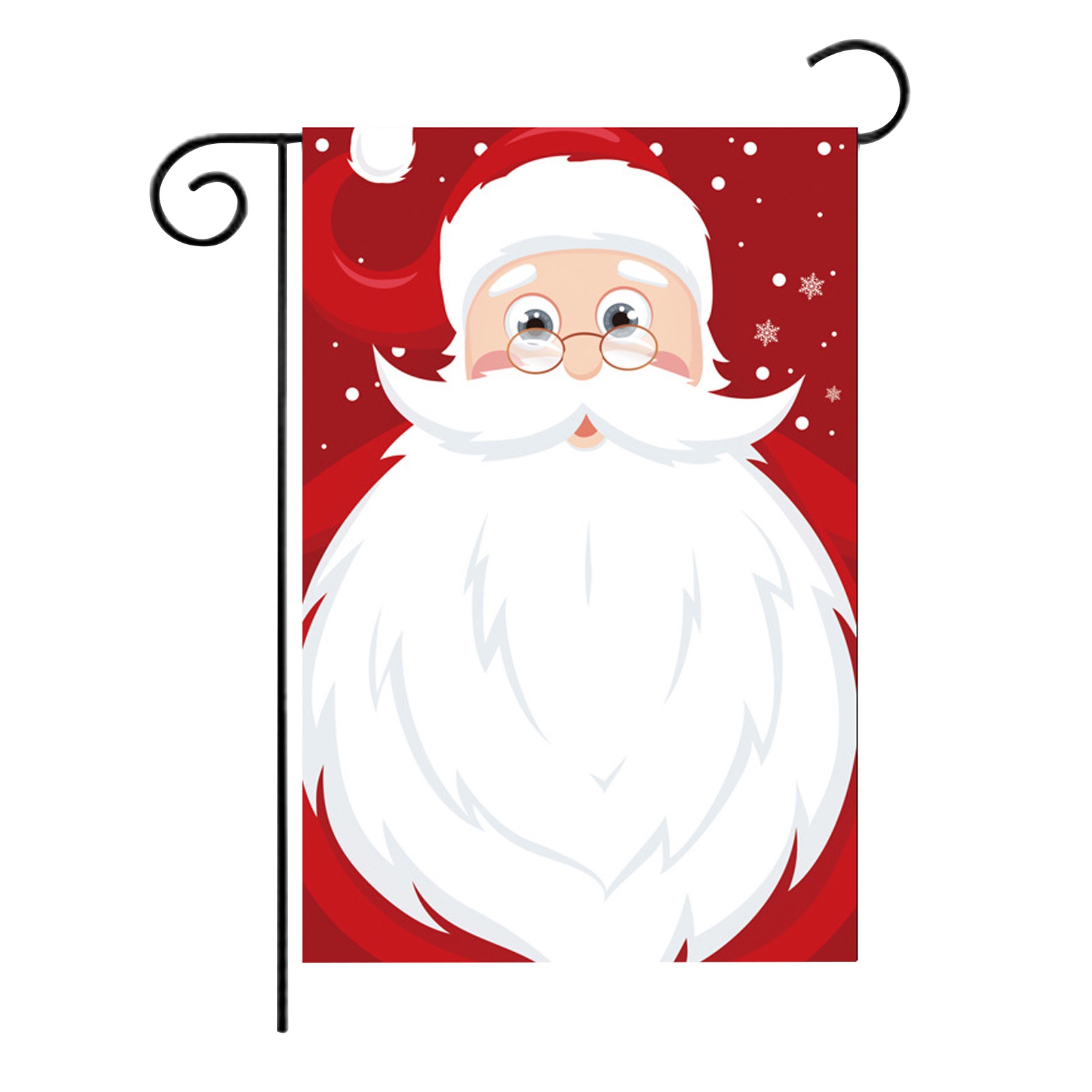 HomeCozy Garden Flag Colorfast Tear Resistant Poly Pongee Christmas ...