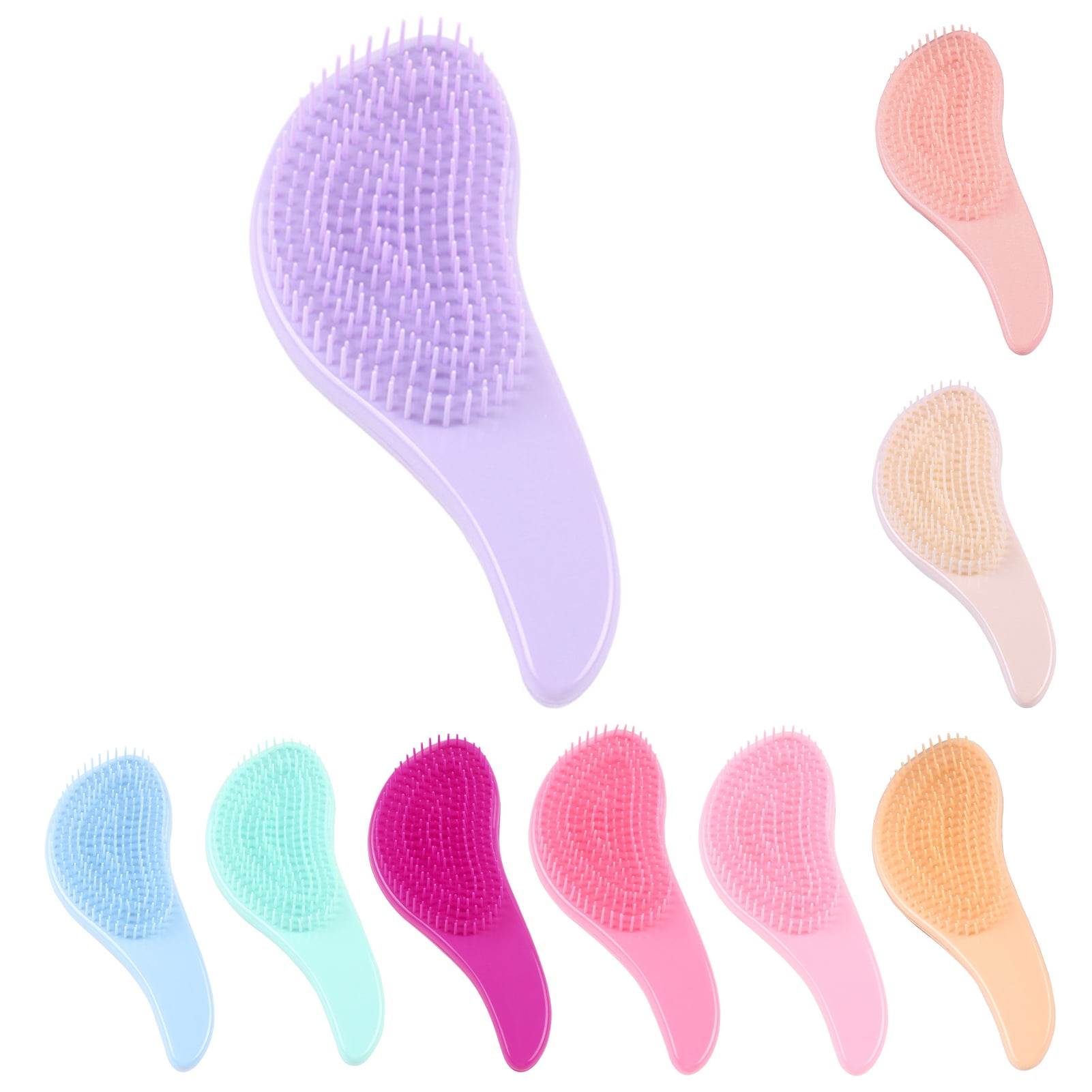 HomeCozy Hair Comb Frizz-free Anti-knot Soft Bristles Universal Scalp ...