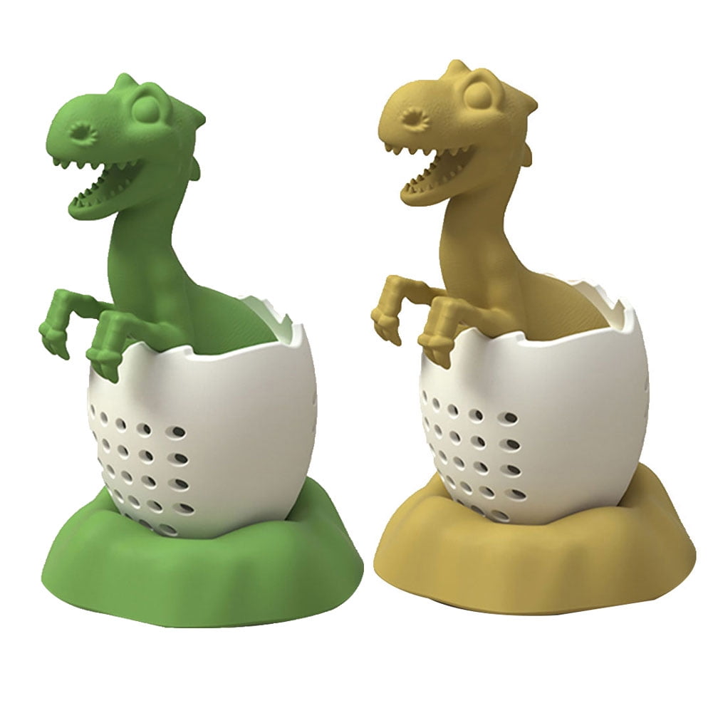 HomeCozy Hatched Dinosaur Silicone Tea Infuser Leaf Strainer Filter ...
