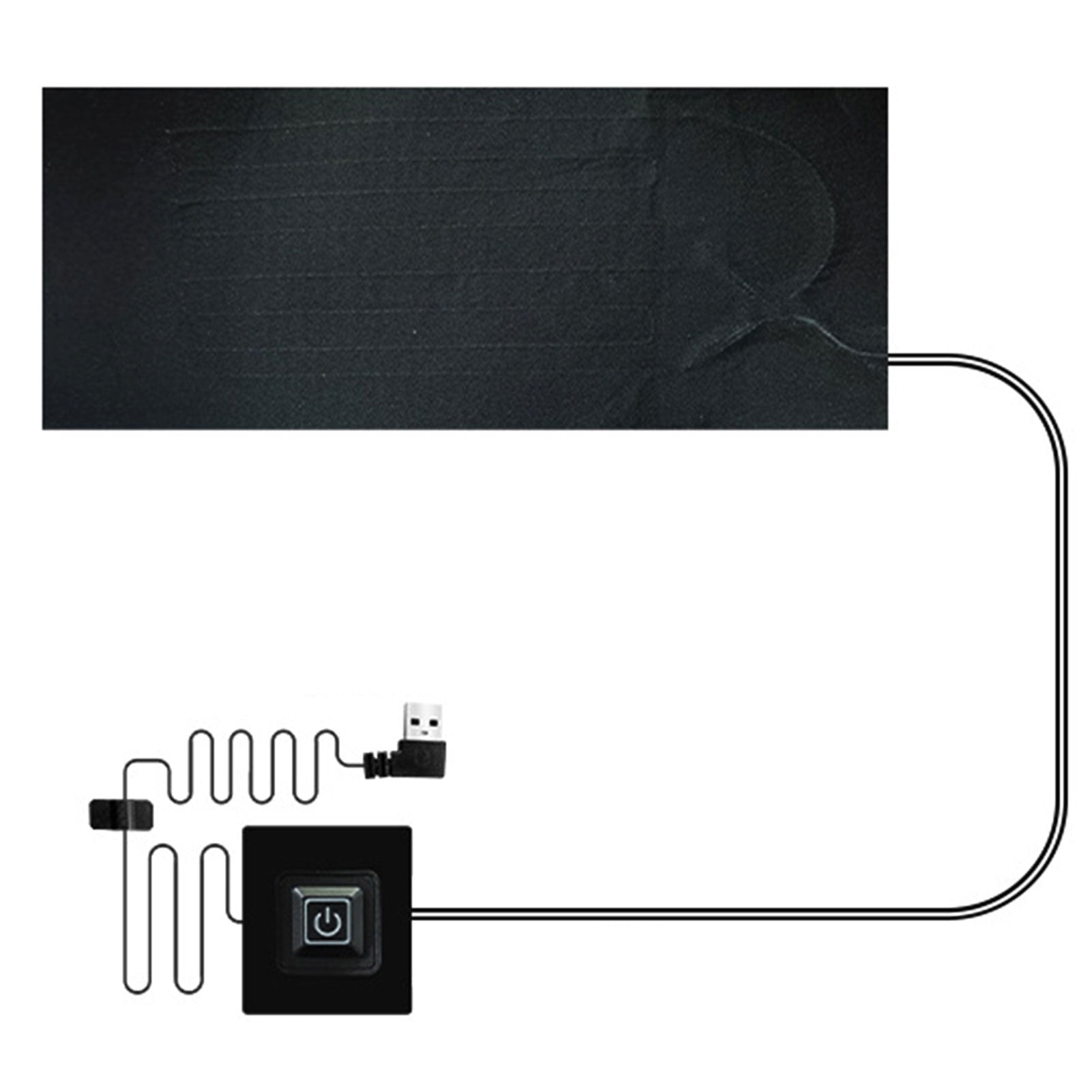 HomeCozy Heater Pad with 3 Gear Plug And Play Self-heating Adjustable ...