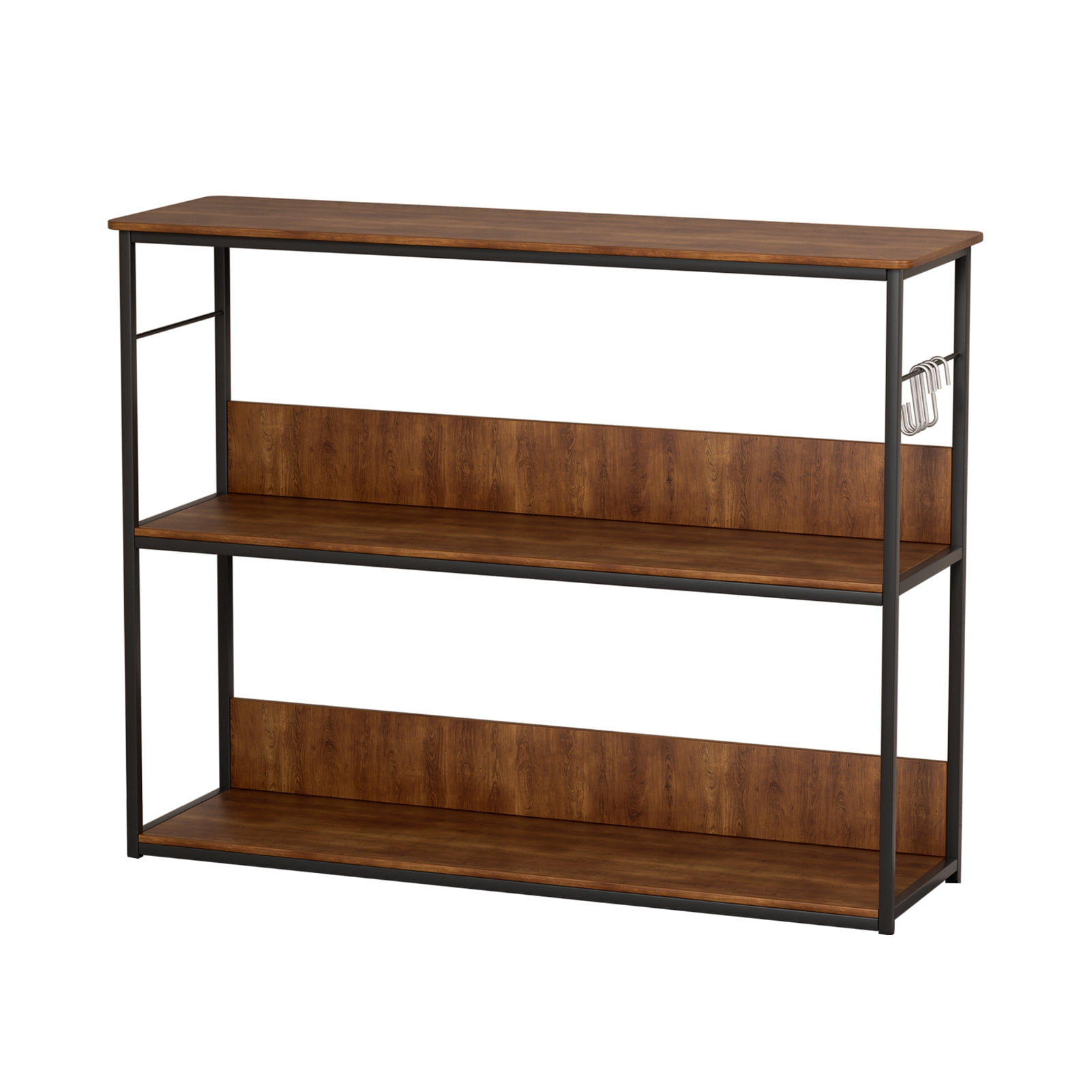 HomeCozy Kitchen Island, Kitchen Storage Table with Metal Frame, 2 ...
