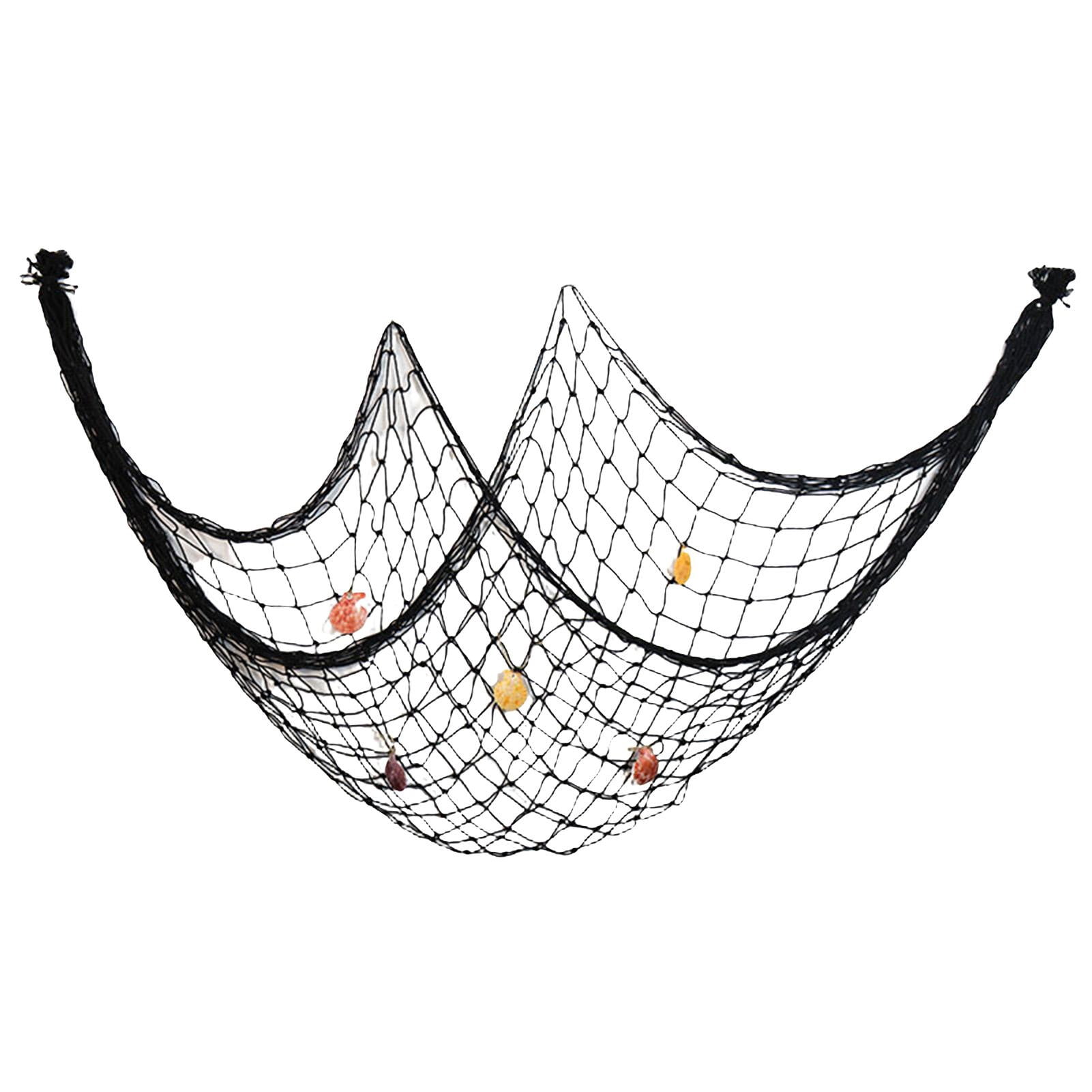 HomeCozy Mediterranean Fishing Net Wall Decor Ornamental Netting Wall ...