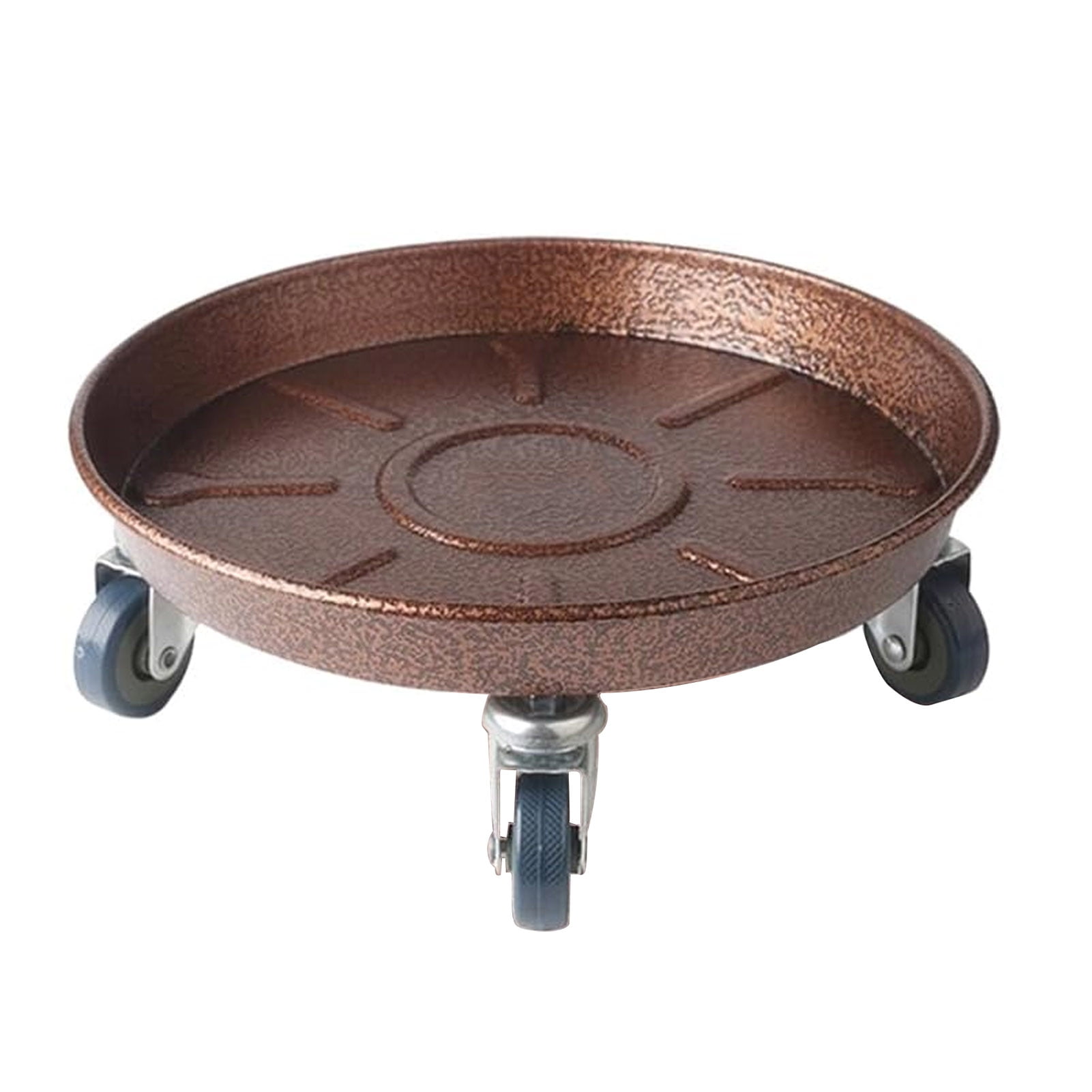 HomeCozy Metal Plant Caddy with Wheels Heavy Duty 360-degree Rolling ...