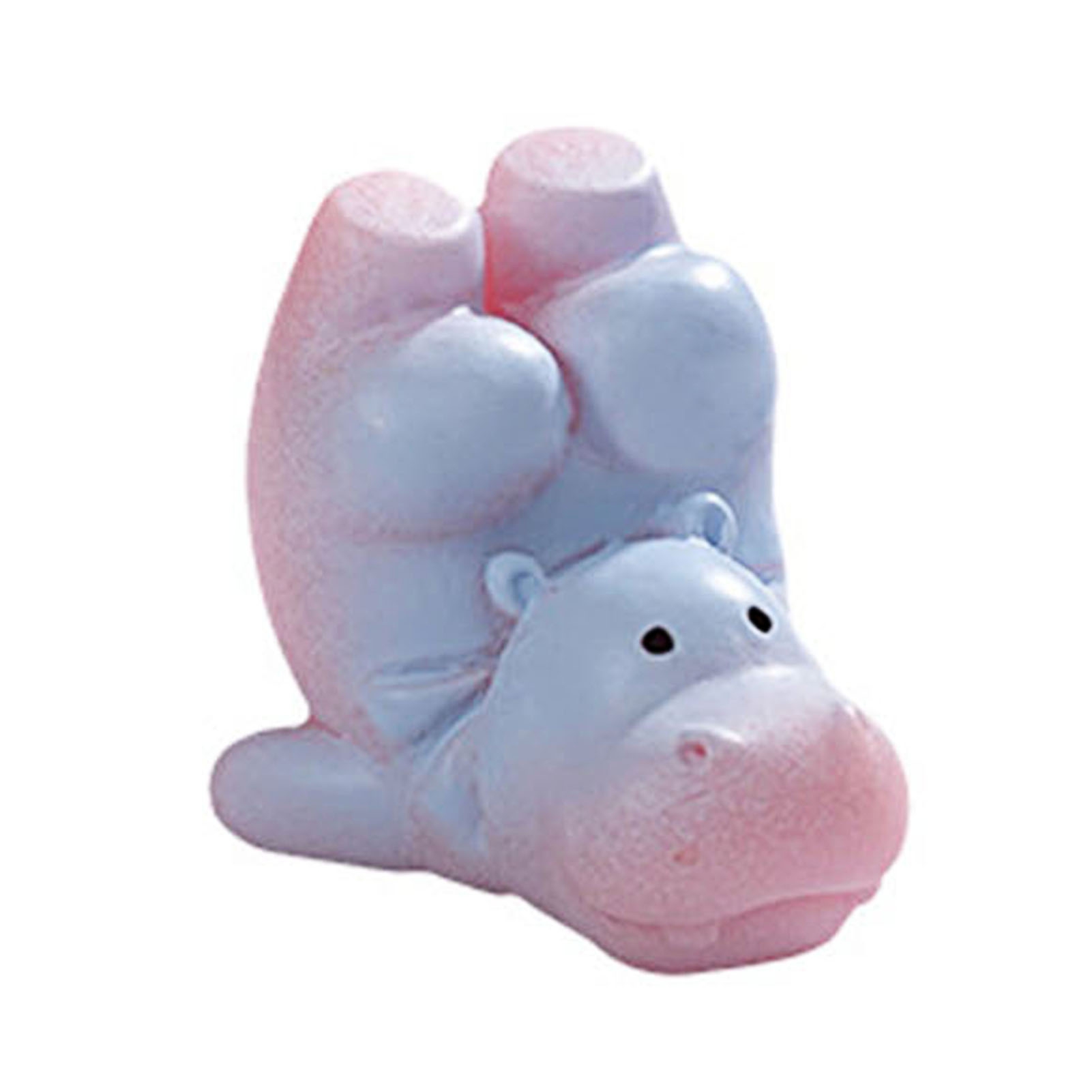 HomeCozy Miniature Hippopotamus Figurine Mini Cartoon Hippo Ornament ...