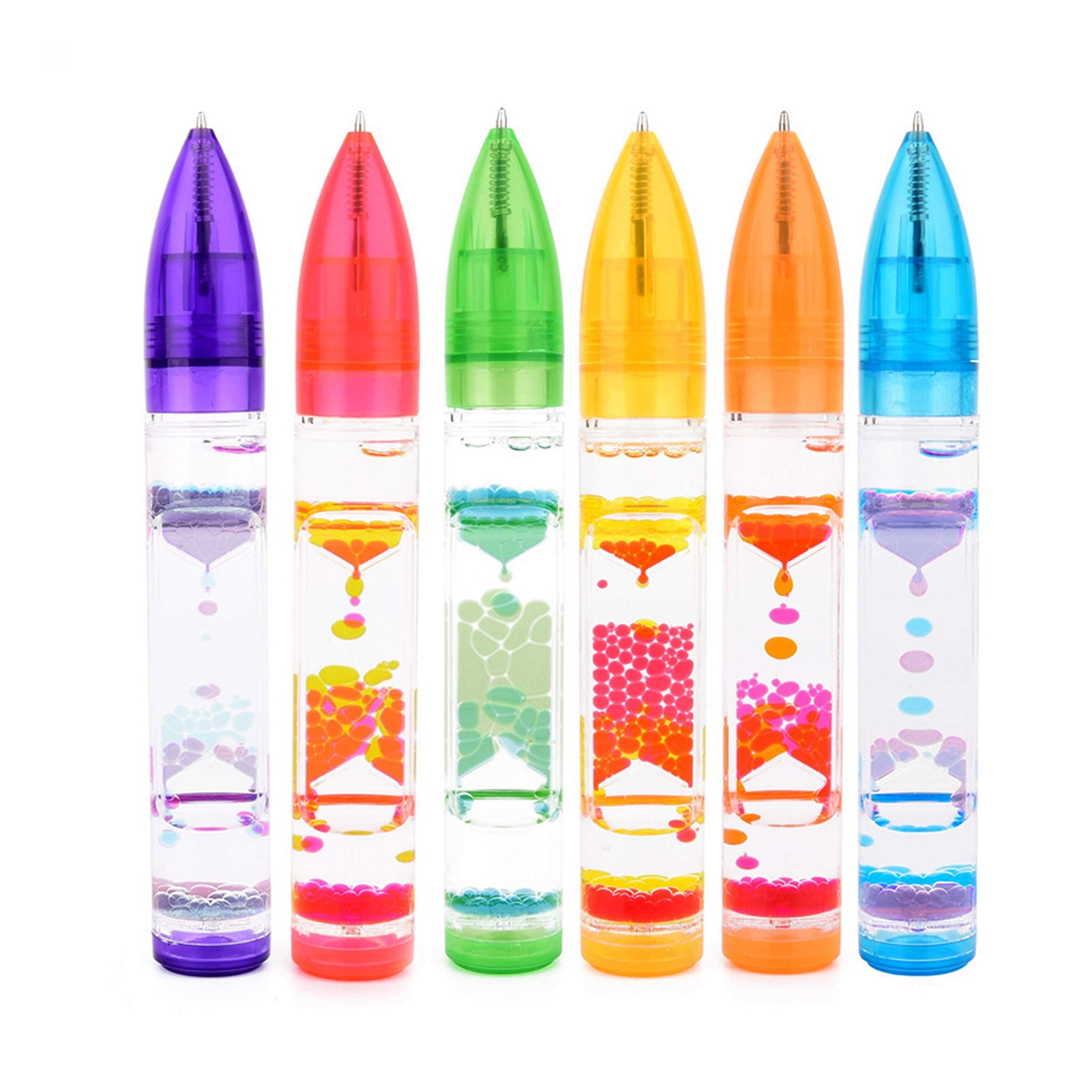HomeCozy Motion Bubble Pen Anti Anxiety Hourglass Design Stress Relief ...