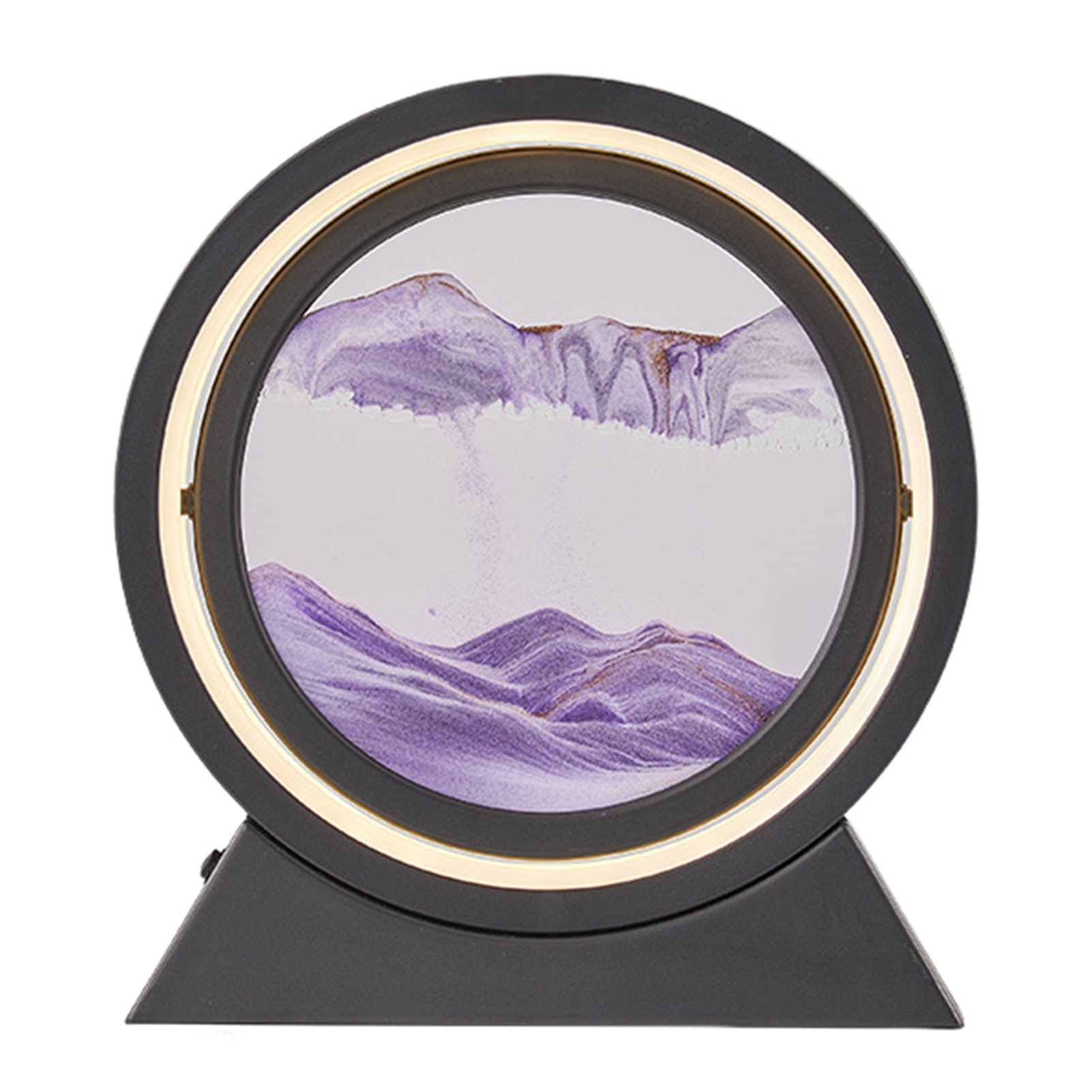 HomeCozy Moving Sand Art Desk Lamp Quicksand Picture 3D Deep Sea ...