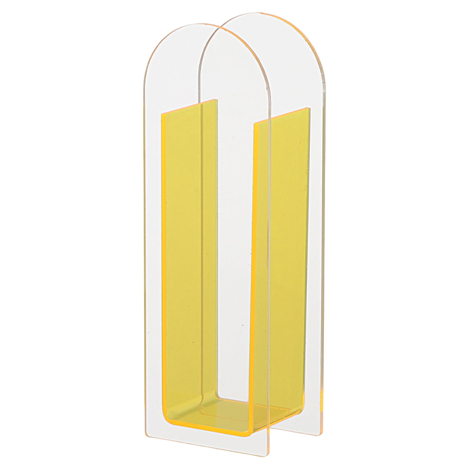 HomeCozy Nordic Style Bright Color Flower Vase Translucent Acrylic Vase ...