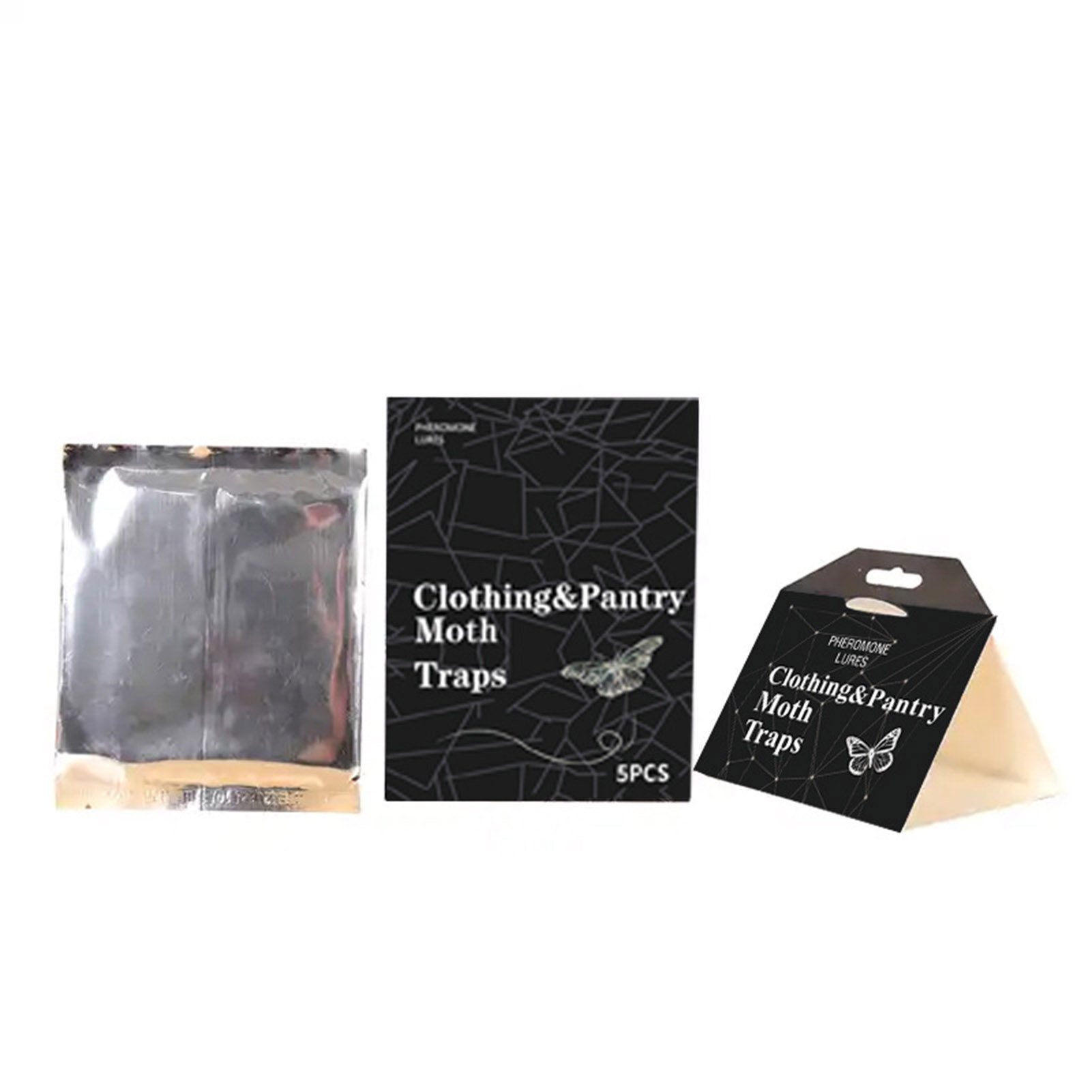 HomeCozy Pantry Clothes Moth Traps Sticky Glue Traps Eco-friendly No ...