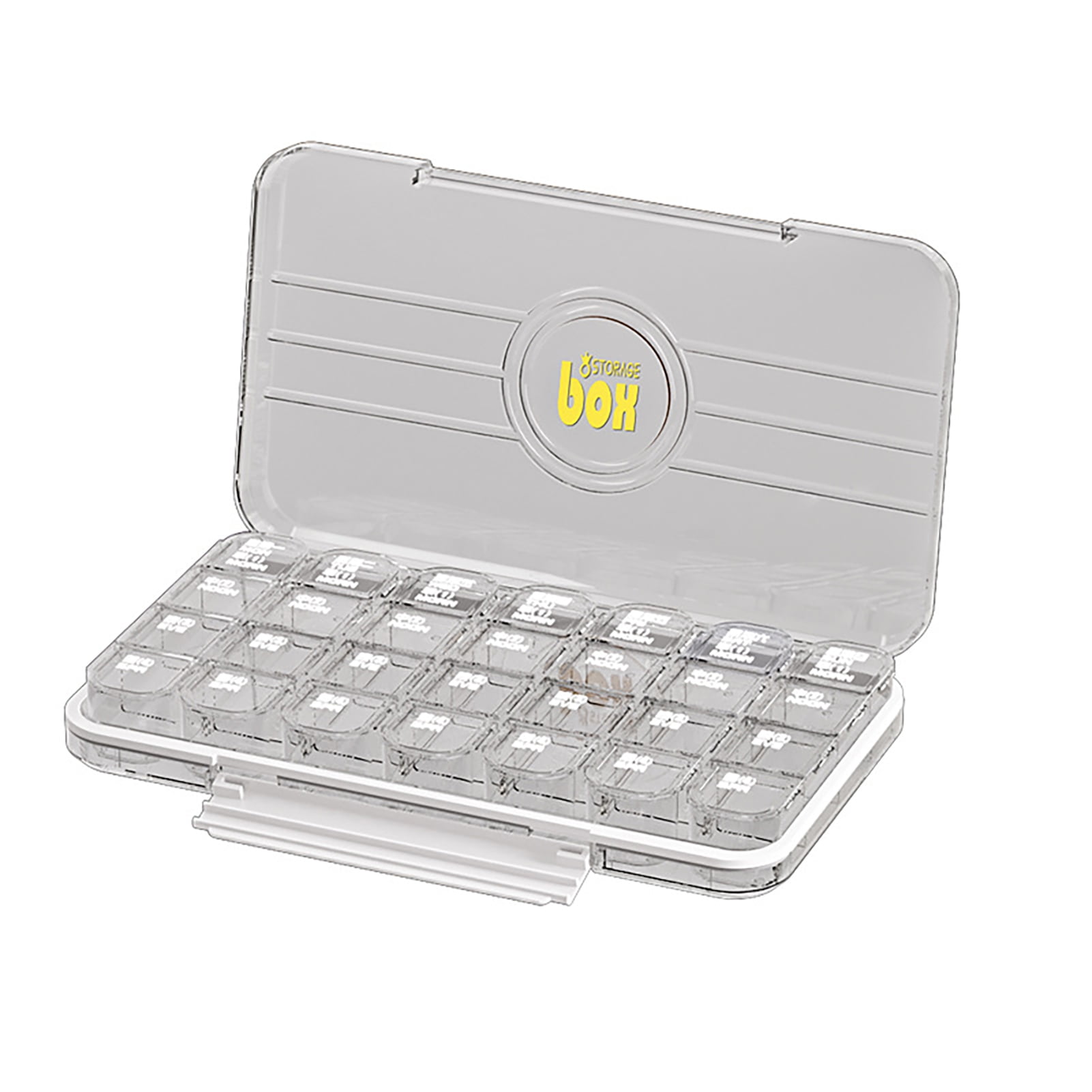 HomeCozy Pill Case Good Sealing Portable Moisture-proof Transparent ...