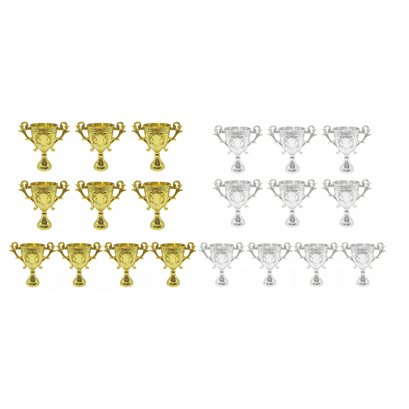 HomeCozy Plastic Candy Box Electroplating Multipurpose Realistic Handle ...