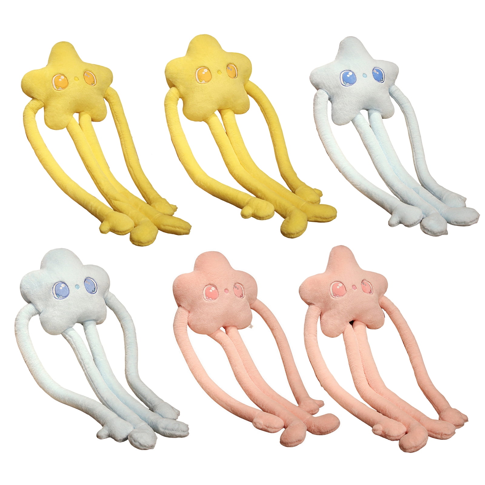 HomeCozy Plush Pillow Big Eyes Long Arm Legs PP Cotton Fully Filled ...