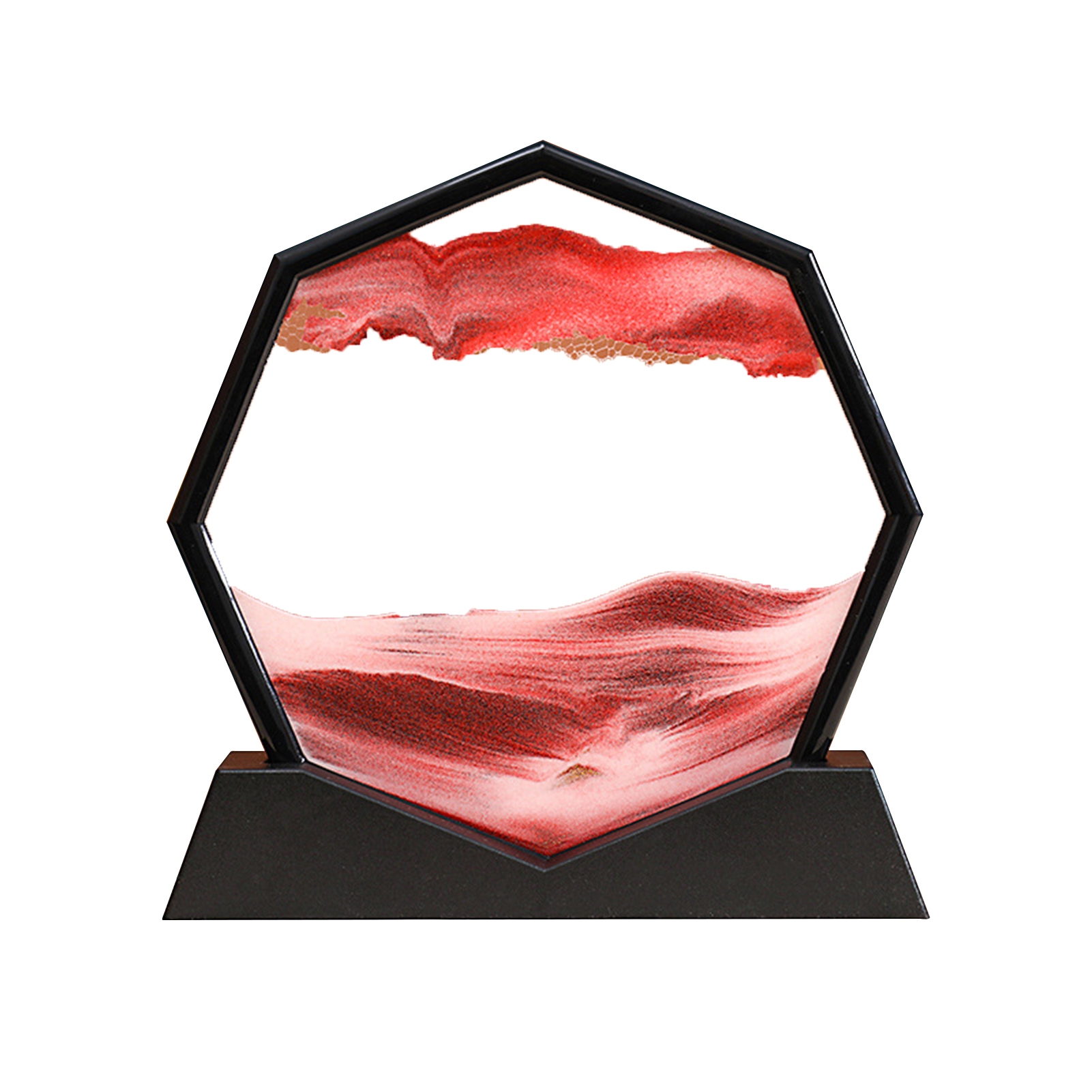 HomeCozy Quicksand Art Painting Octagonal 3D Dynamic in Motion Sand Art ...