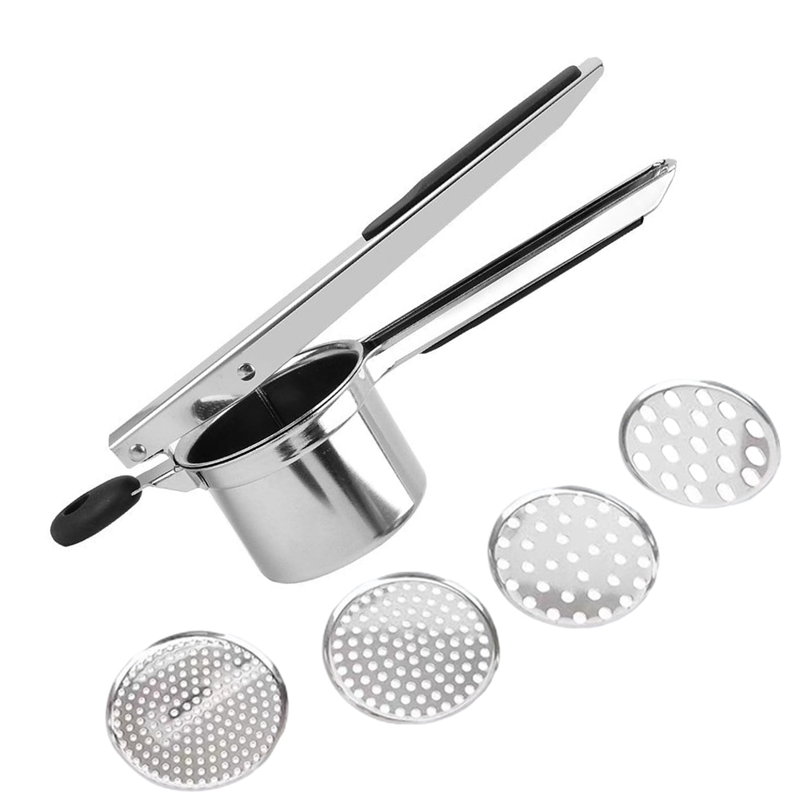 HomeCozy Ricer for Mashed Potatoes Stainless Steel Potato Press Manual ...