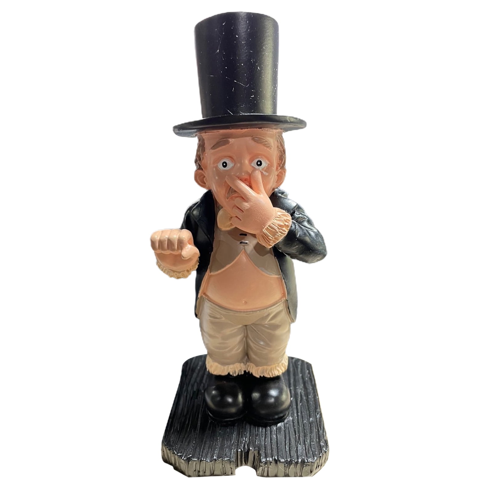 HomeCozy Sculpture Statue Cute Decorative Resin Butler Shape Paper ...