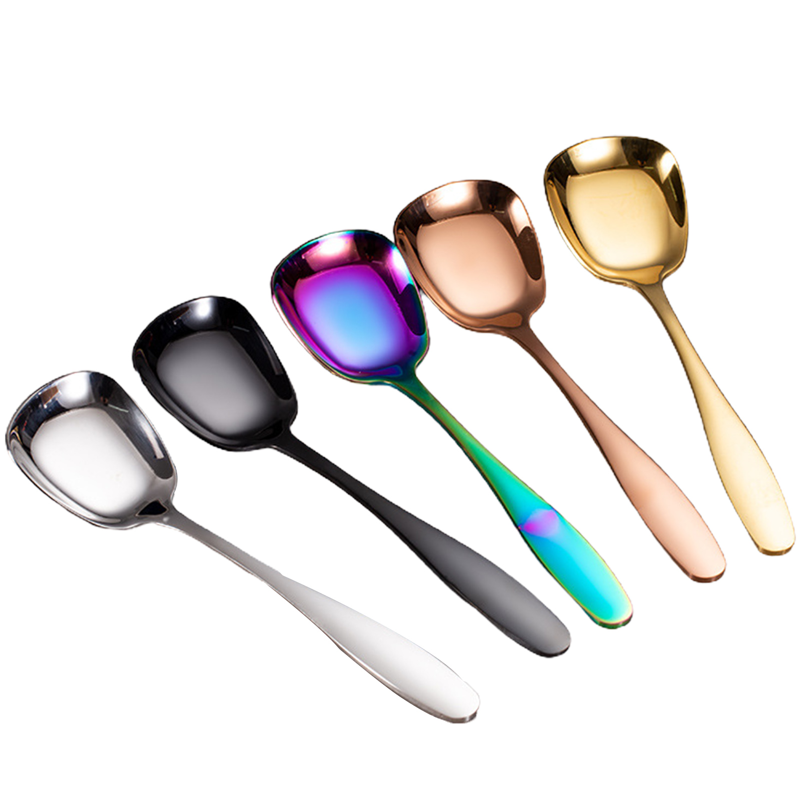 HomeCozy Serving Spoon Dishwasher Safe Rust-resistant Stainless Steel ...