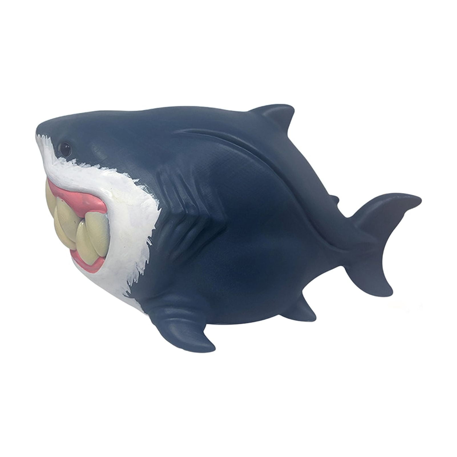 HomeCozy Shark Resin Ornament Cartoon Shark Bee Figurine Tabletop Decor ...