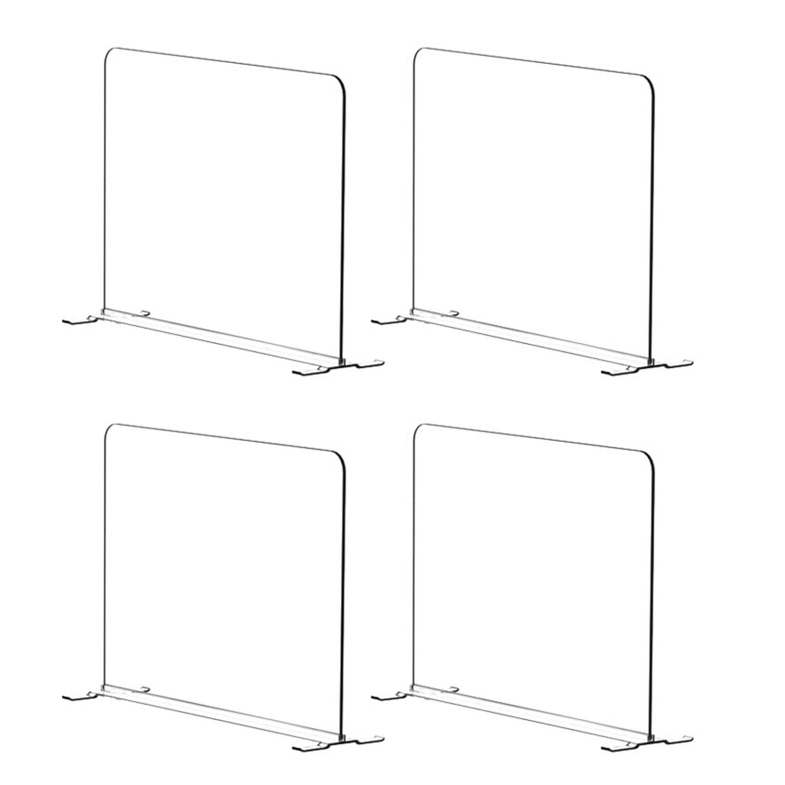 HomeCozy Shelf Dividers,4/6/8Pcs Plastic Wire Frame Shelf Dividers ...