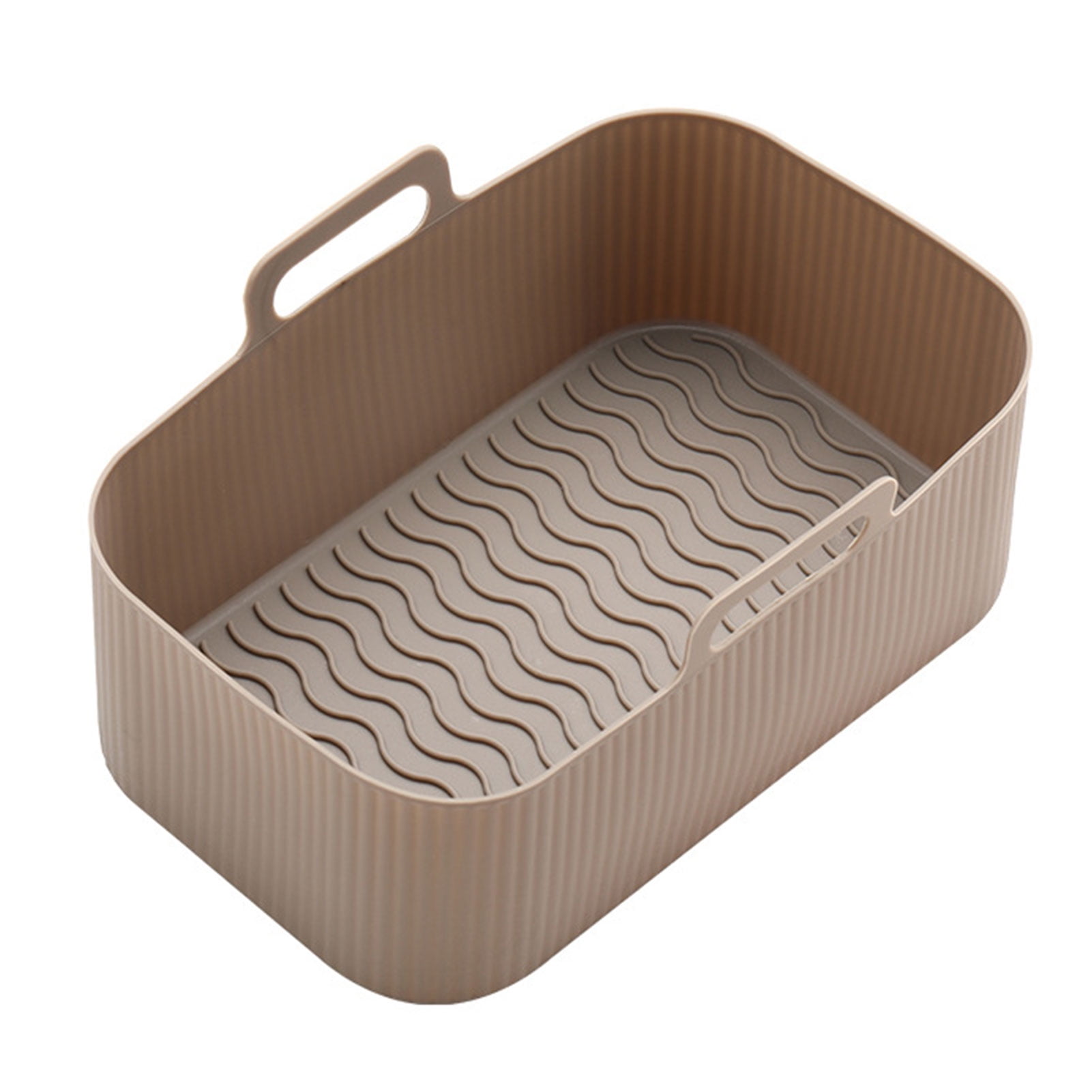 HomeCozy Silicone Fryer Tray Heating Evenly Groove Design Heat ...