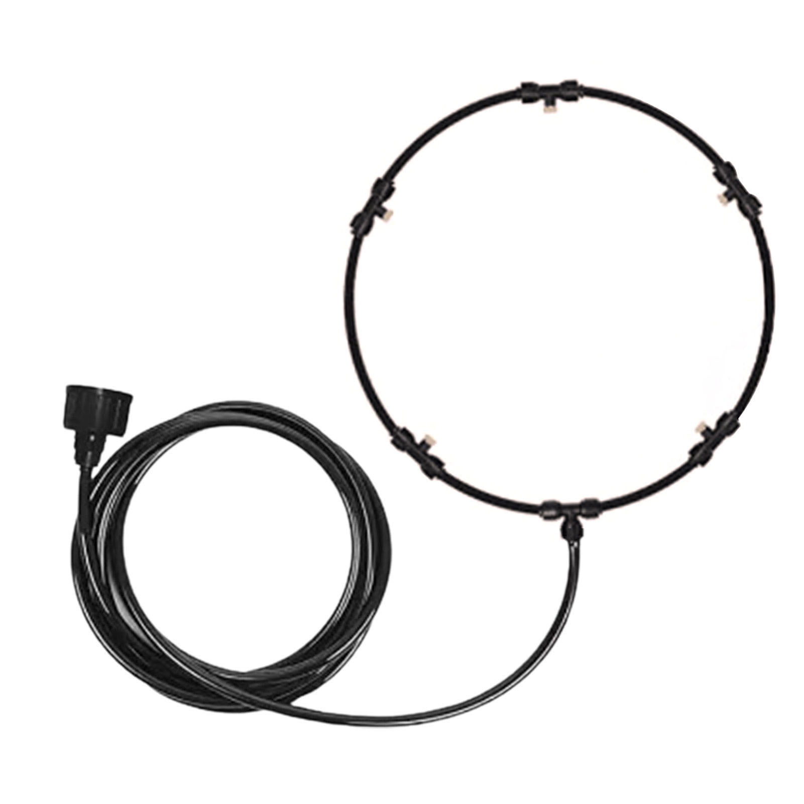 HomeCozy Spray Ring Outdoor Misting Fan Kit with Nozzles Leakproof Easy ...