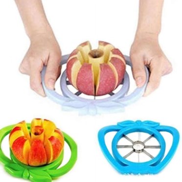 Apple Slicer, HEAVY DUTY Apple Corer, 8-Blade Stainless Steel Apple ...
