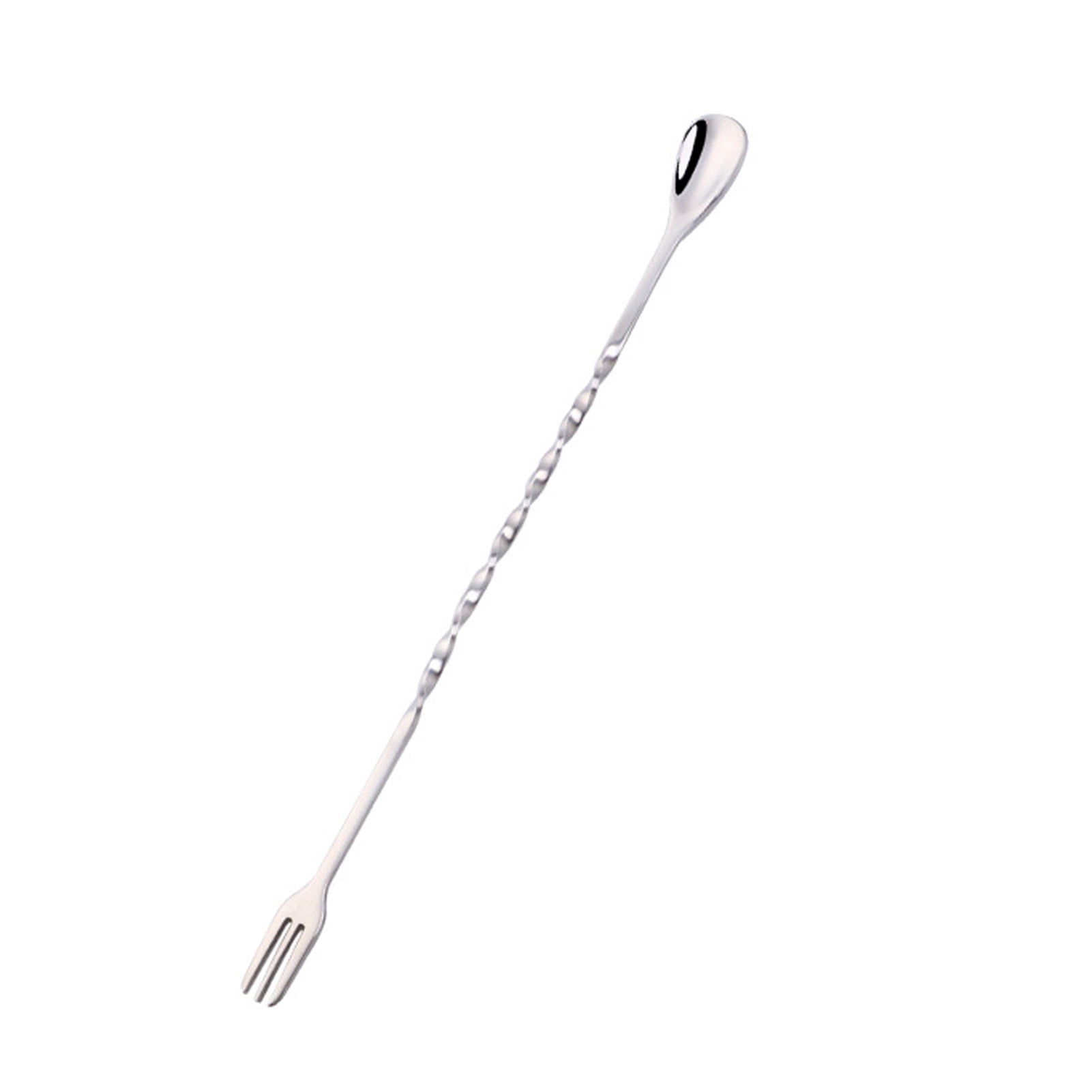 HomeCozy Stirring Spoon Stainless Steel Double Head Long Handle Easy to ...