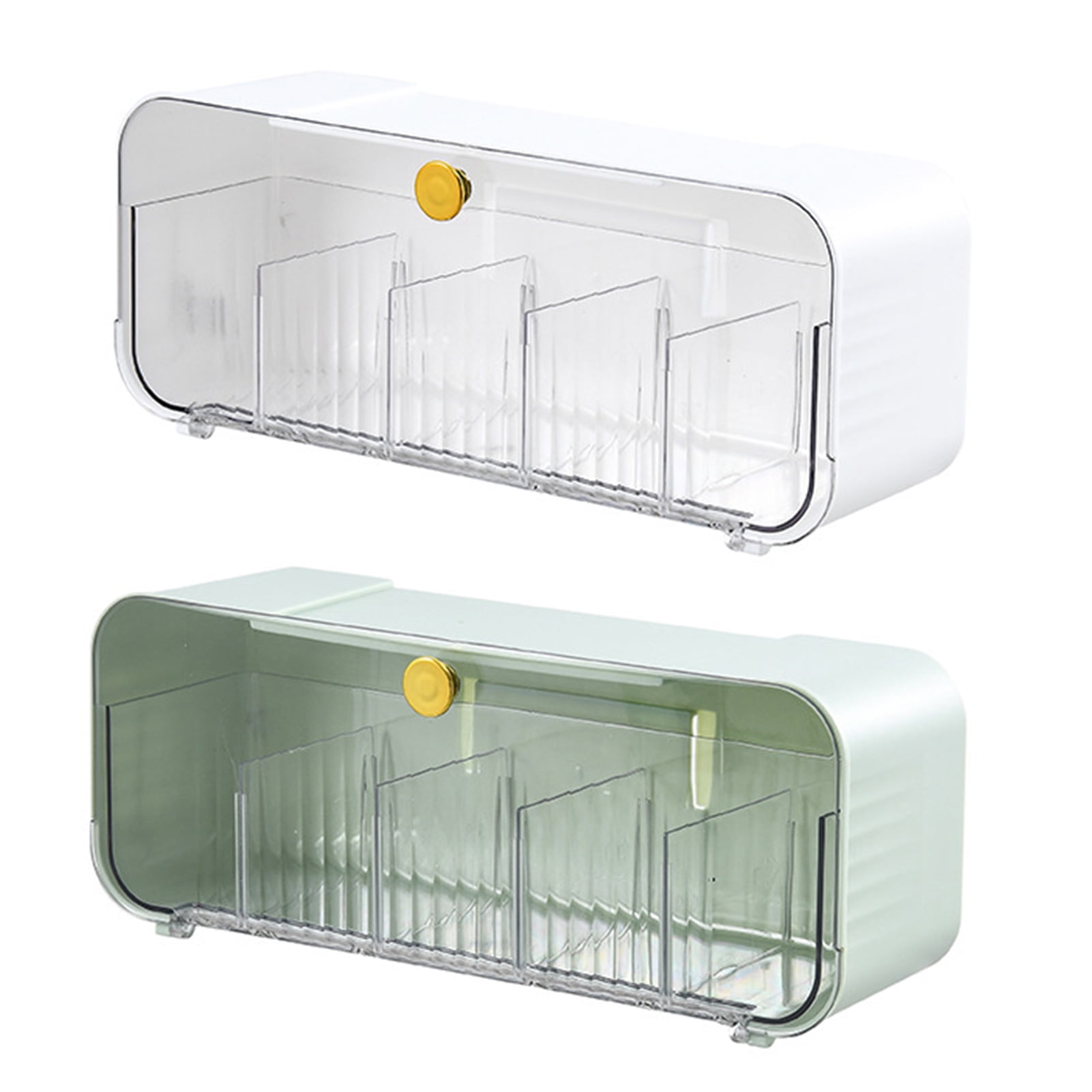 HomeCozy Storage Box Wall-mounted Space-saving 5 Grids Design ...