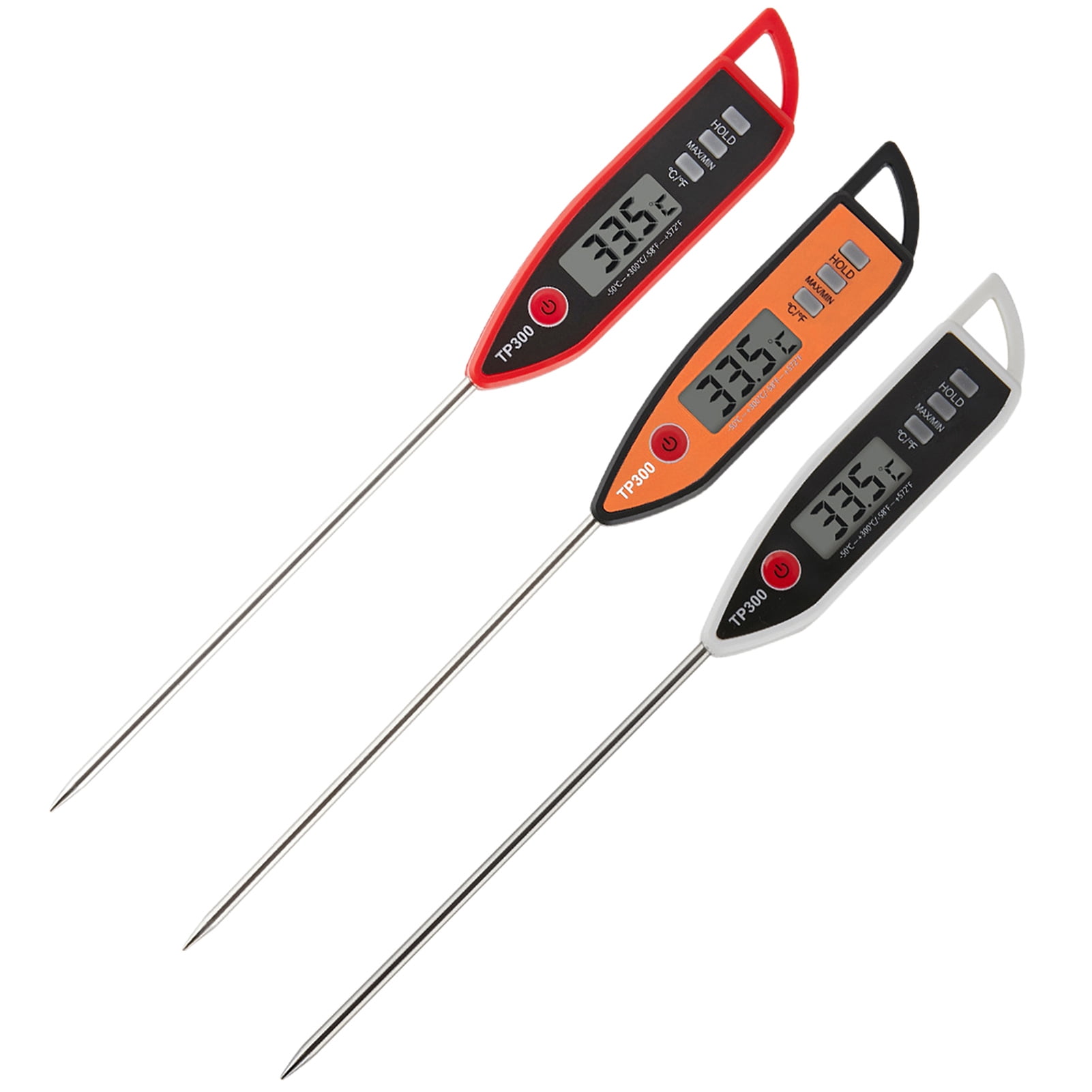 HomeCozy TP300 Food Thermometer Long Probe LCD Display Waterproof ...