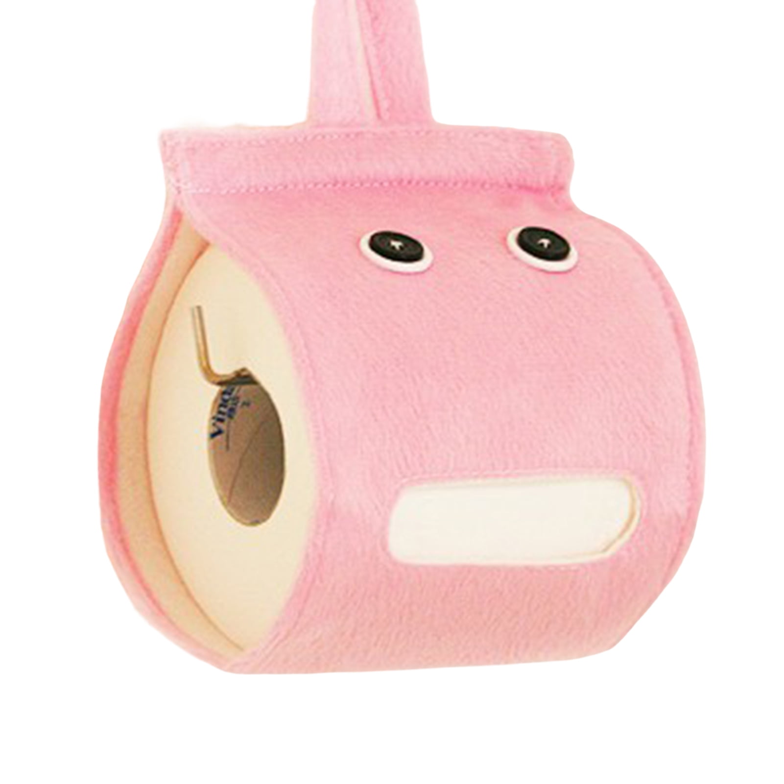 HomeCozy Toilet Paper Holder with Lanyard Easy Replenishment Smooth ...