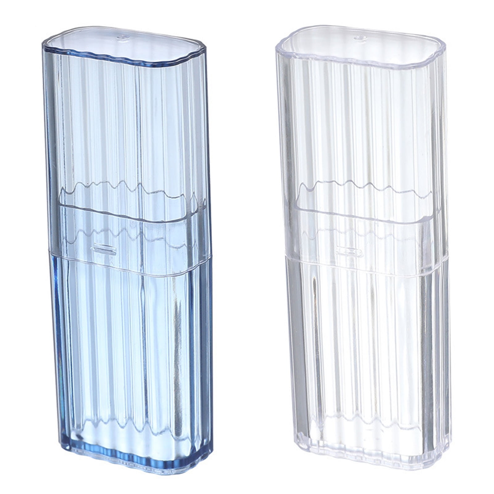 HomeCozy Toothpick Storage Box Portable Transparent Plastic Mini Size ...