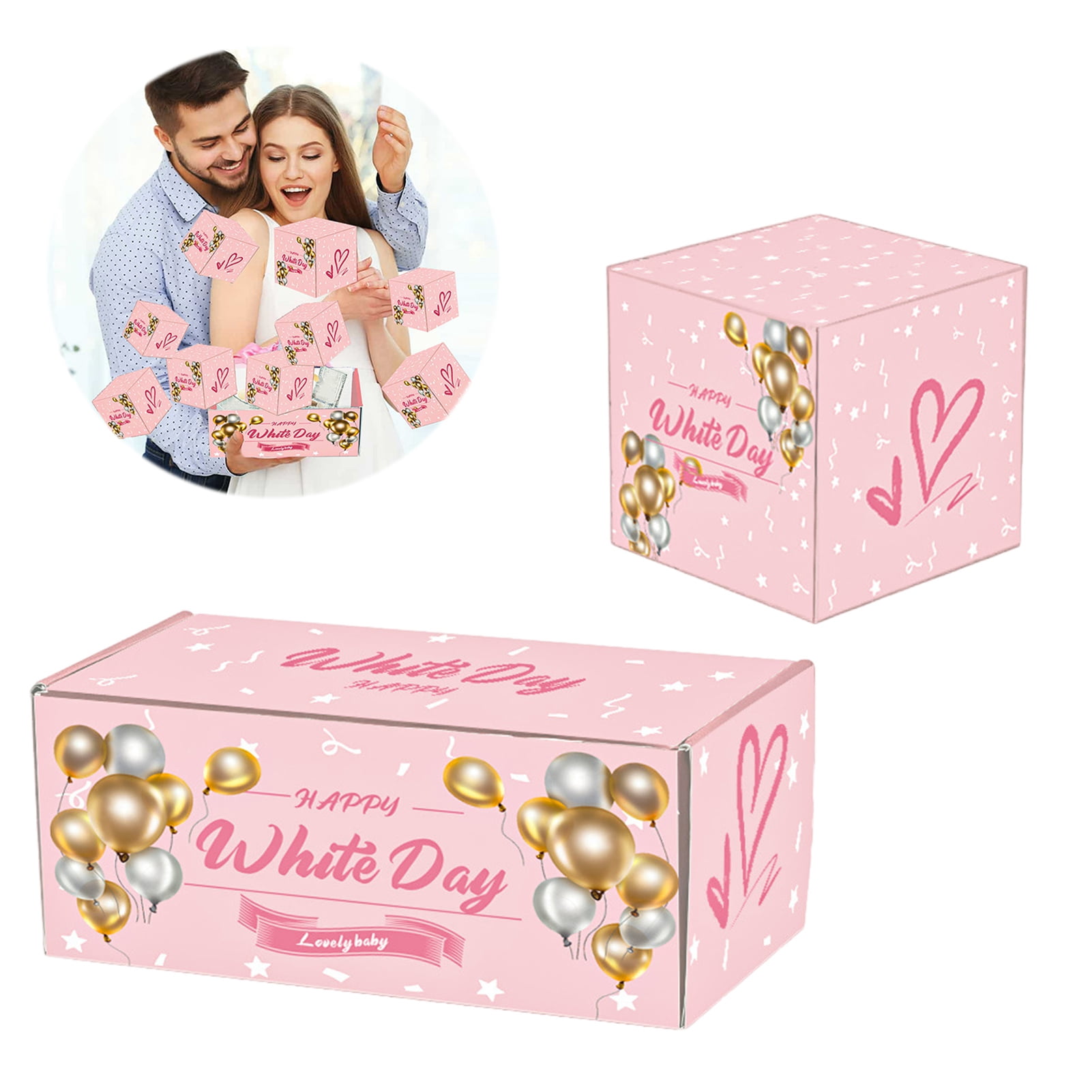 HomeCozy Valentine's Day Explosion Gift Box Surprise Bouncing Money ...