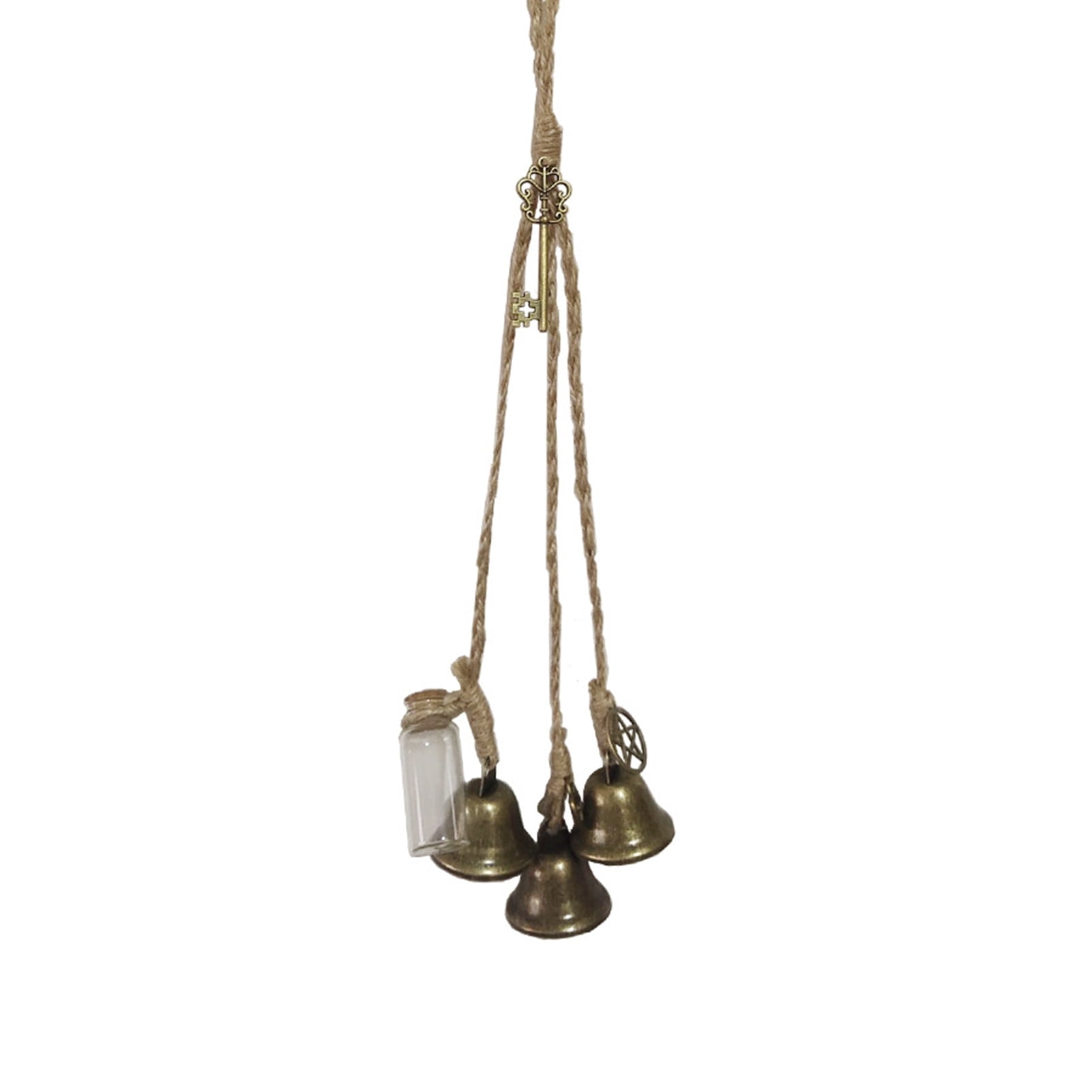HomeCozy Wind Chime with Rope Vintage Handmade Easy to Hang Door Wall ...