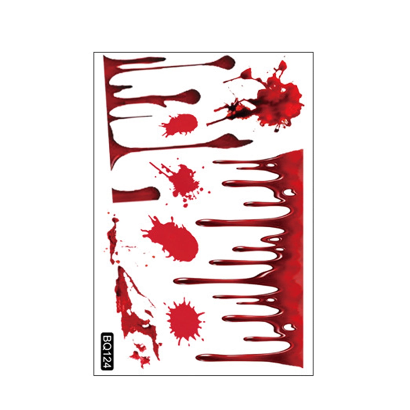 HomeCozy Window Sticker Removable Horror Traceless Reusable Scary Scene ...