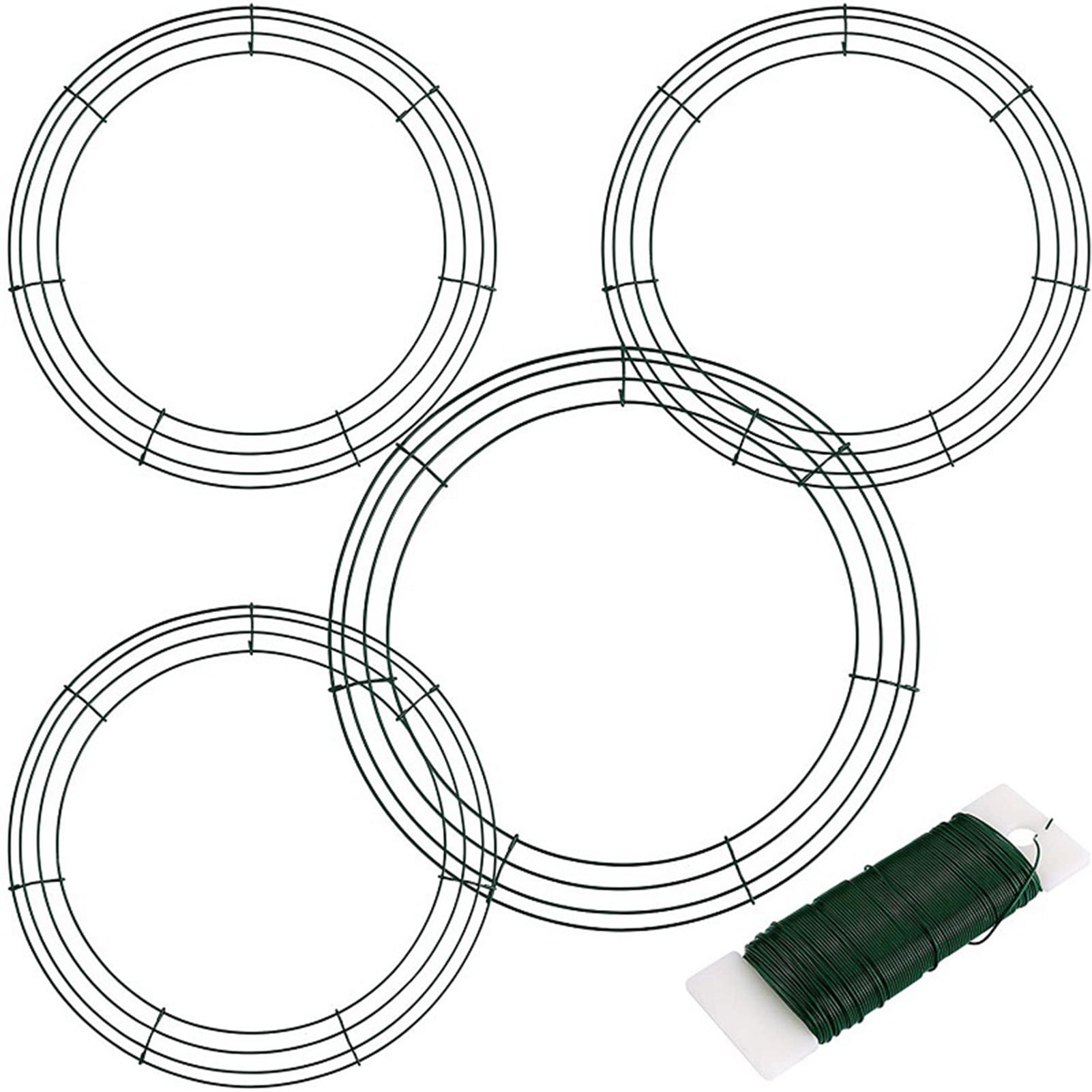 HomeCozy Wreath Frame Durable Wall Hanging Metal Rust-proof Wire Wreath ...