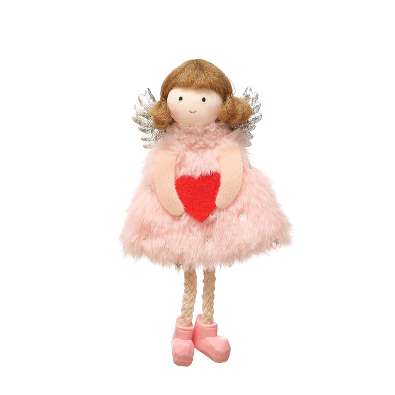 HomeDM Angel Stuffed Doll Soft Elegant Plush Doll for Little Girls, Use ...