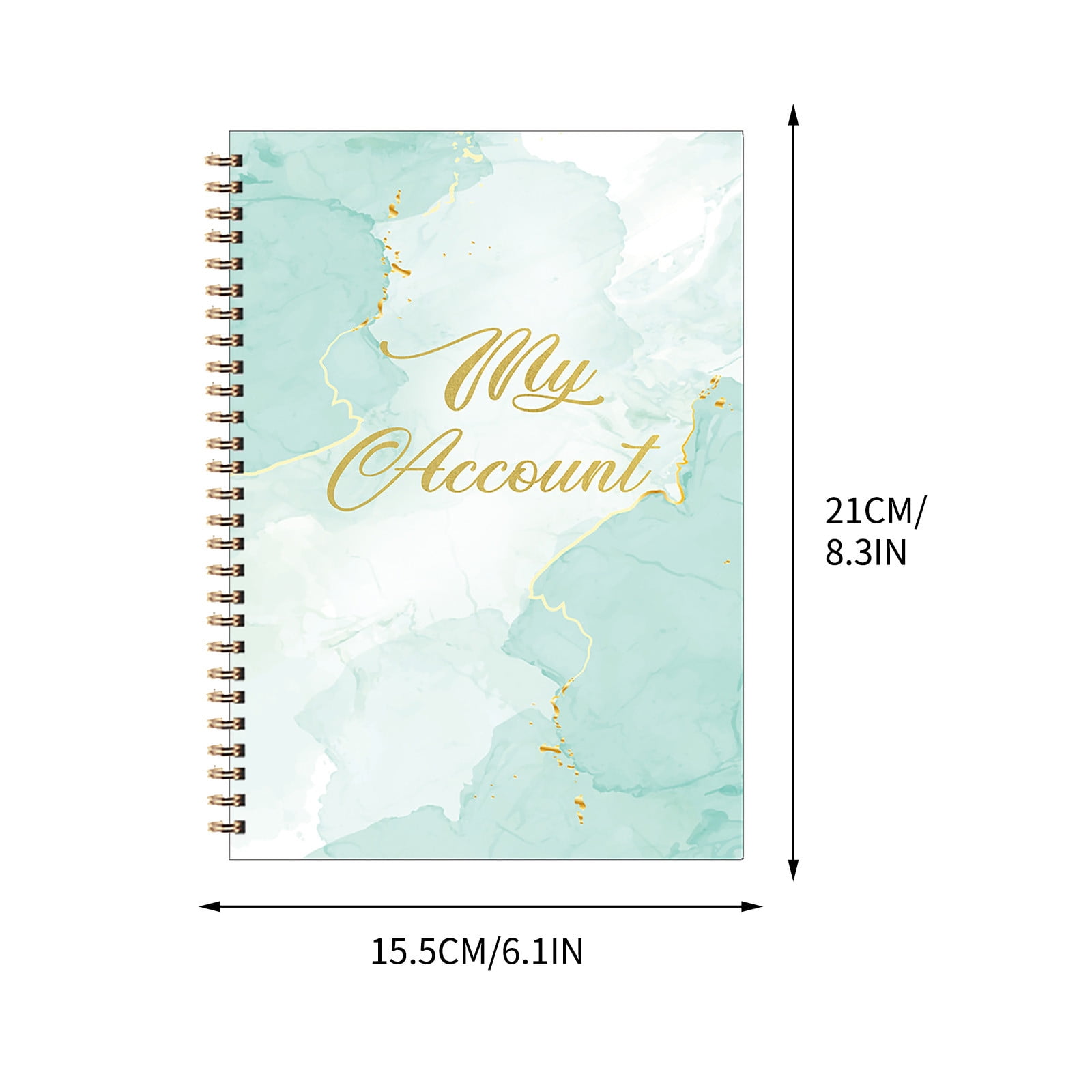 HomeDM Check Registers Deluxe Checkbook Log Book for Personal Checkbook ...