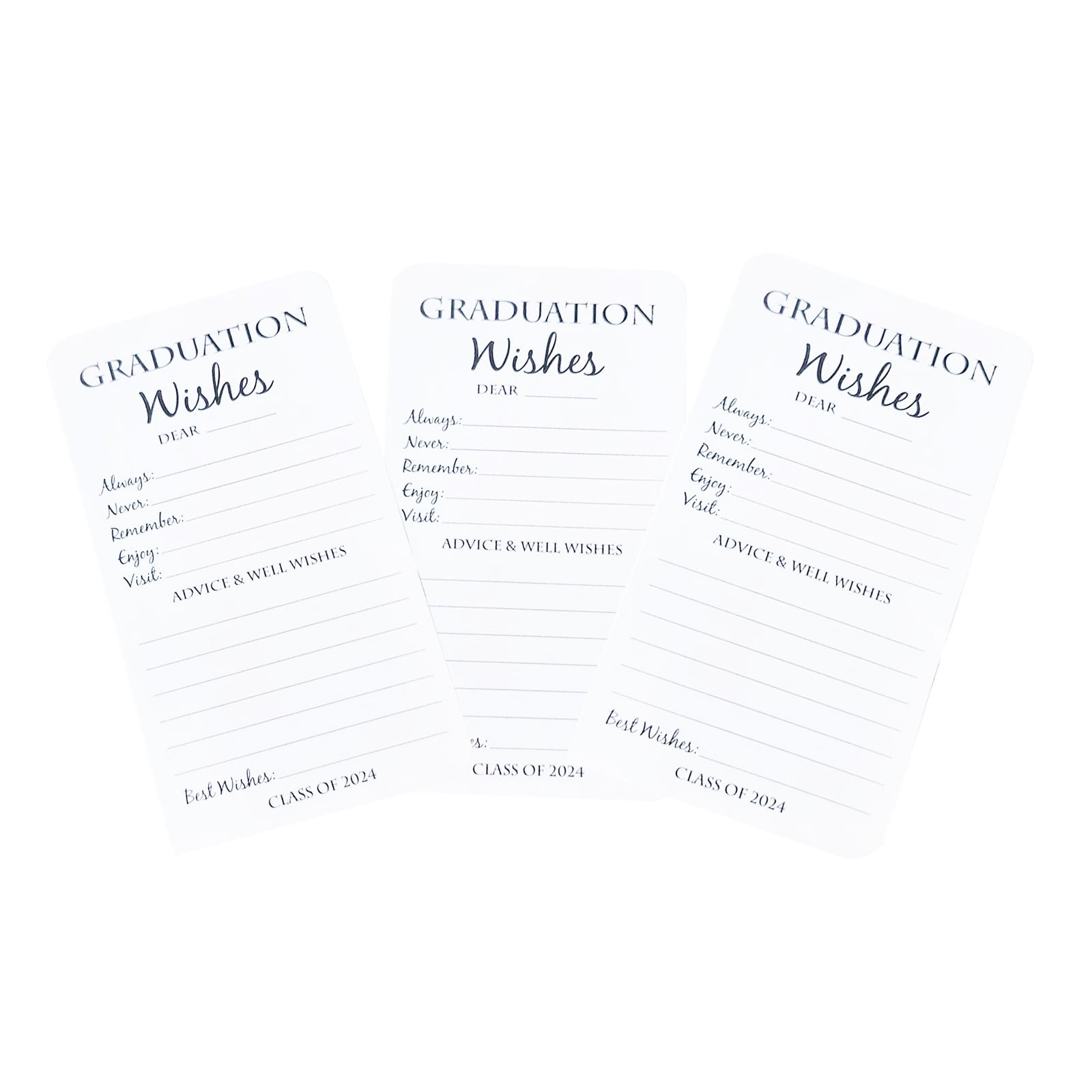 HomeDM Graduation Advice Cards for The Graduate 3 Pcs Graduation Wishes ...