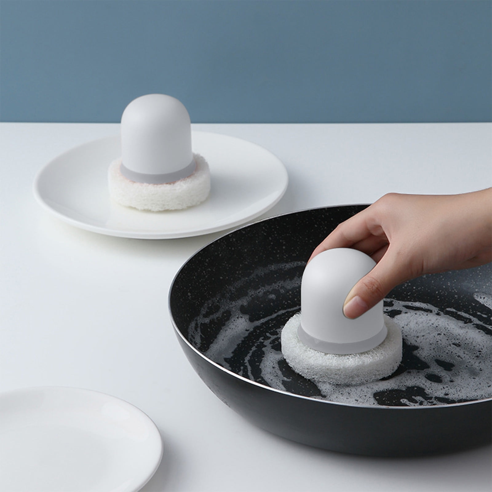 HomeDM Kitchens Cleaning Sponges, Non Scratch Scrubbers, Dishwashing ...