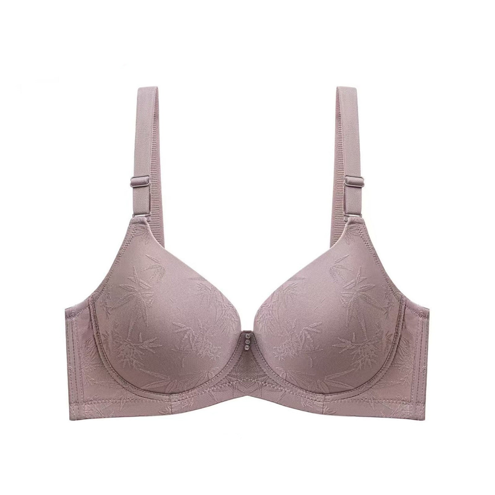 HomeDM Plus Size Wireless Bras for Women No Underwire Bralettes Full ...