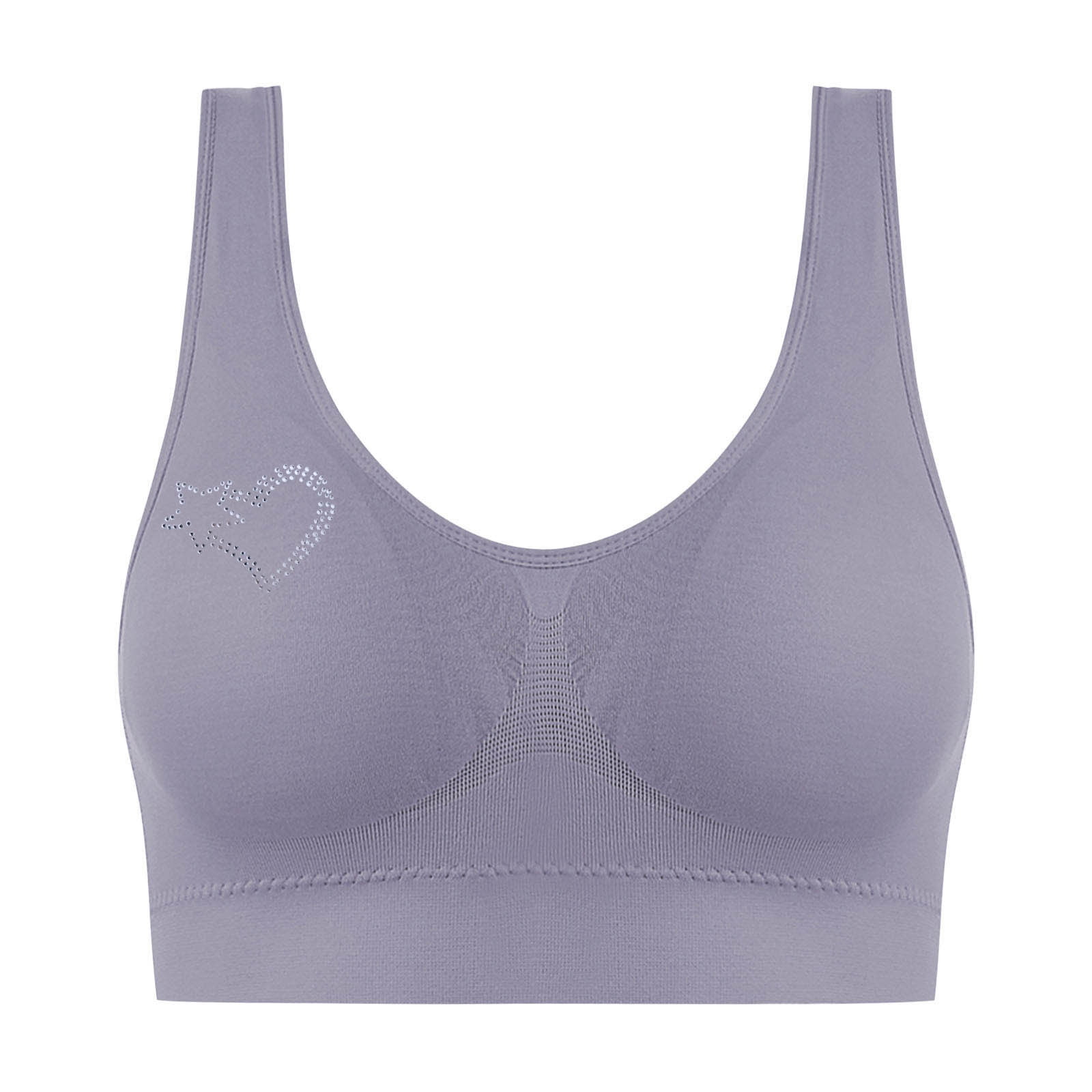 HomeDM Wireless Bras for Women - Soft Comfortable No Underwire U Back ...