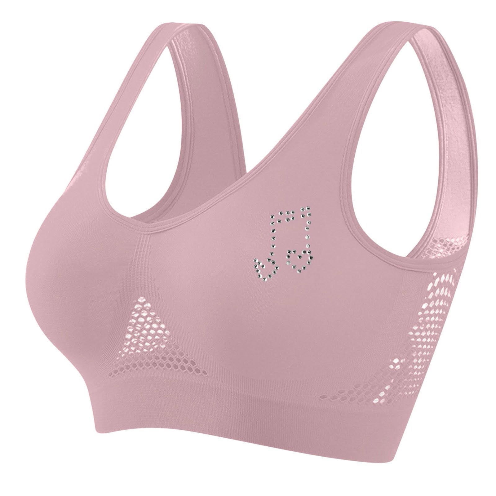 HomeDM Wireless Bras for Women - No Underwire Seamless Full Coverage ...