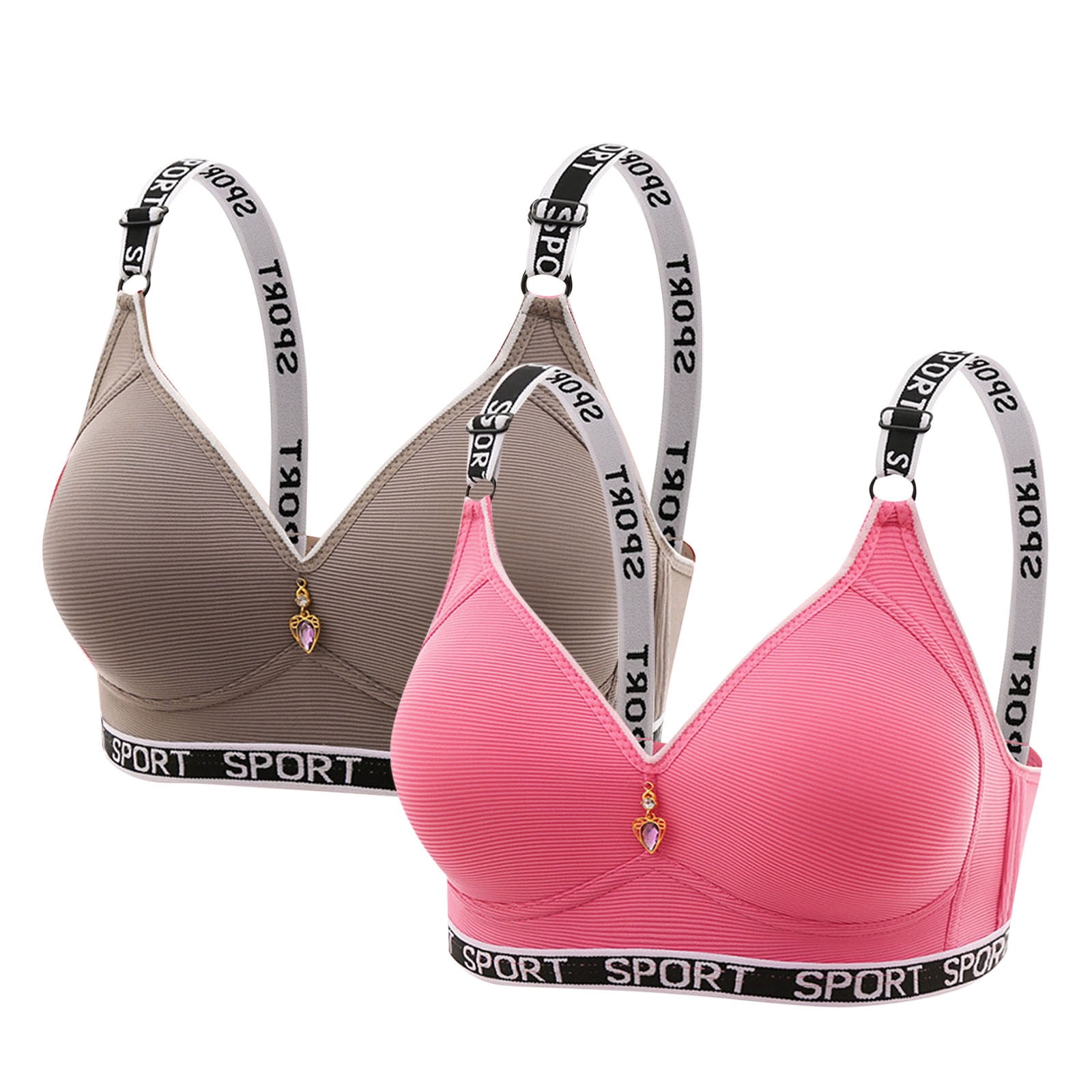 HomeDM Women's Wireless Bras Full Coverage Comfort and Support Bra ...