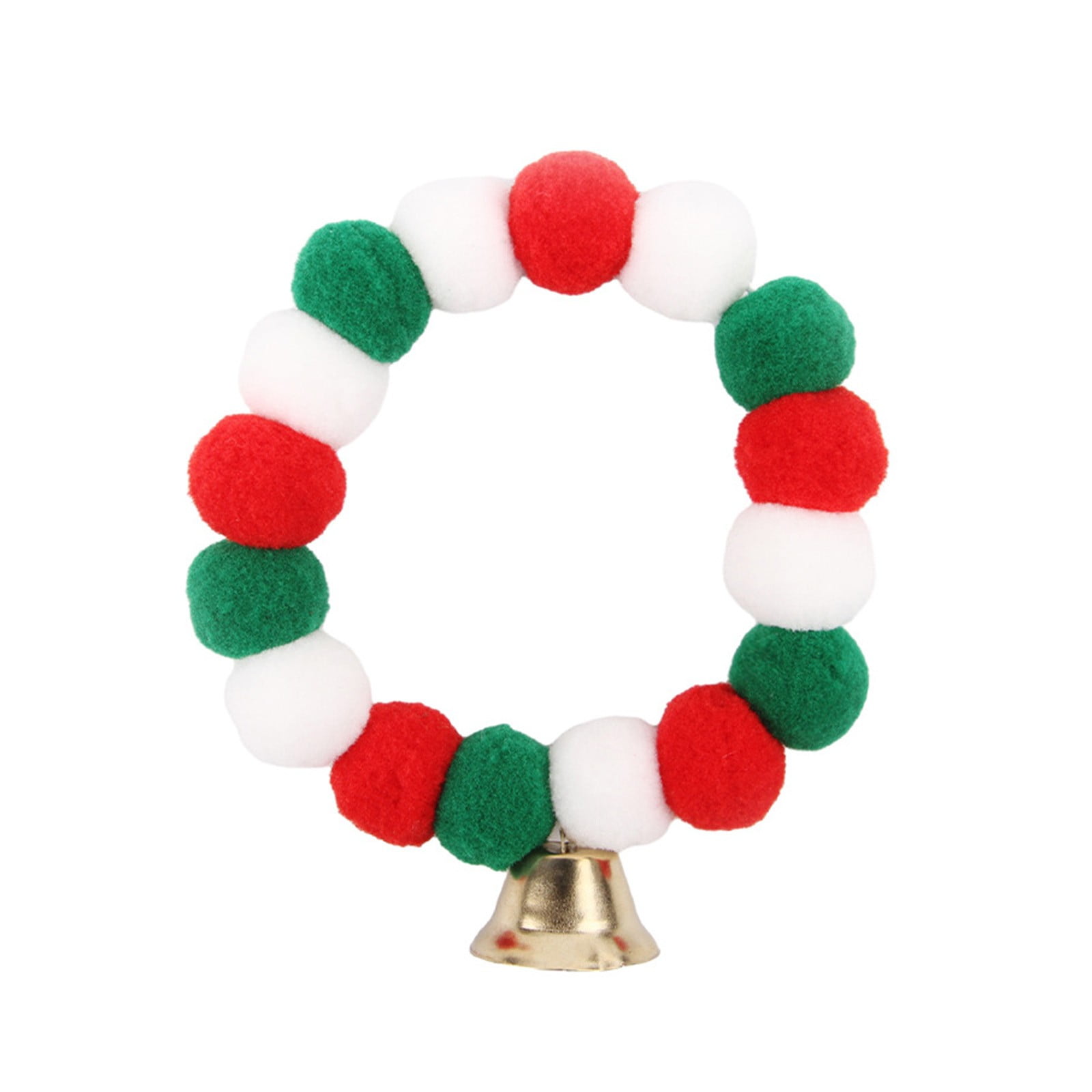 HomeDm Christmas Cat Collar with Bells Cute Holiday Cat Collars- Xmas ...